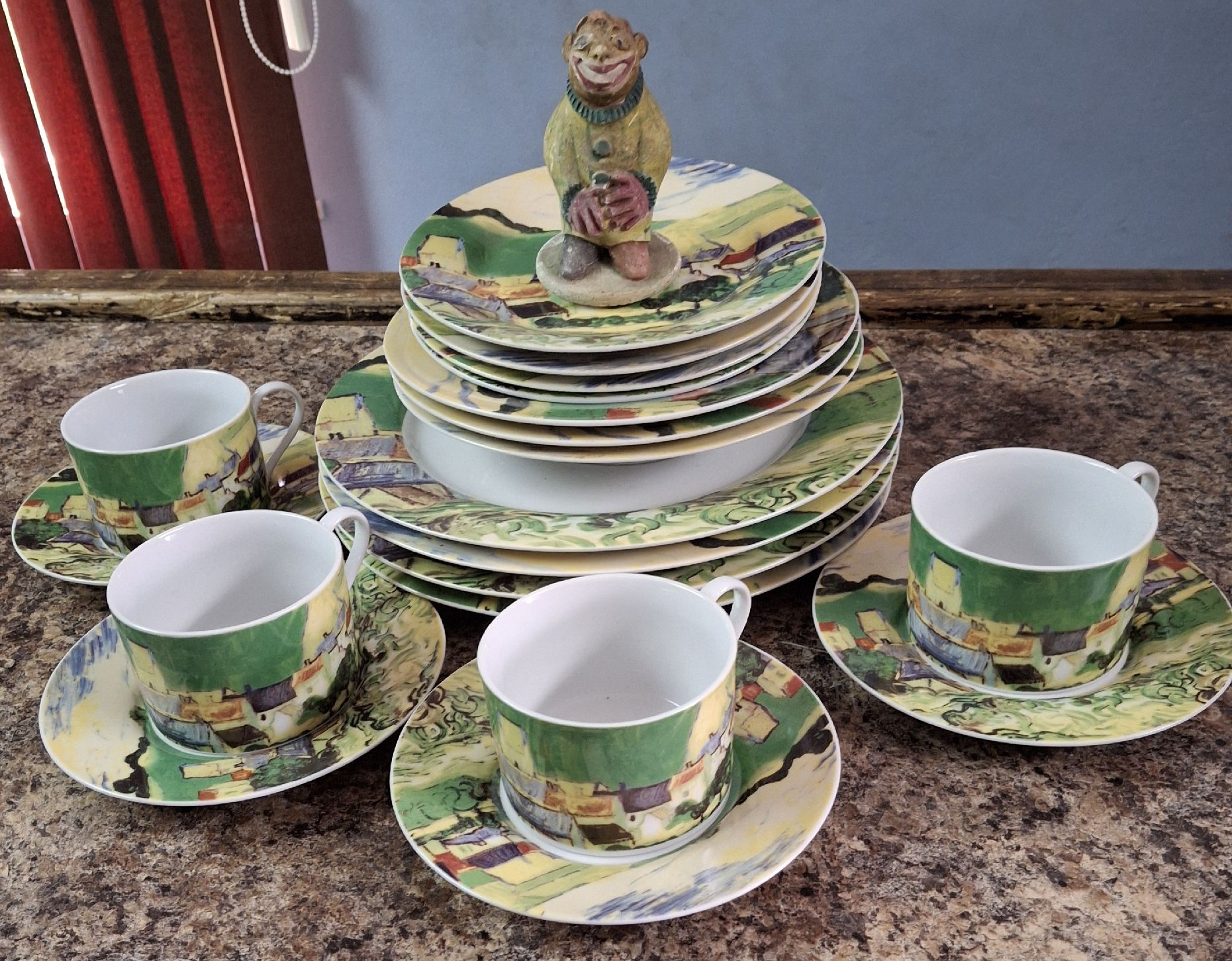 Decor 241005 Tea Cups And Breakfast plates (Set) | The Pawn Shack Outlet