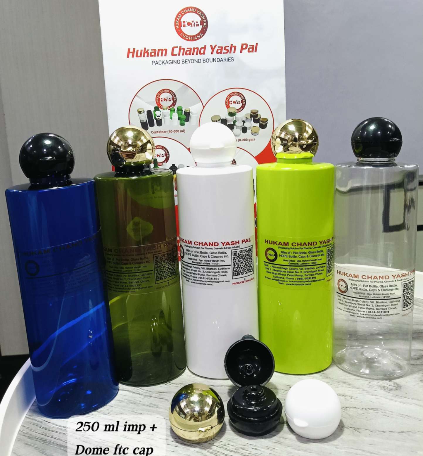 250 ml imp with dome ftc cap | HUKAM CHAND YASH PAL