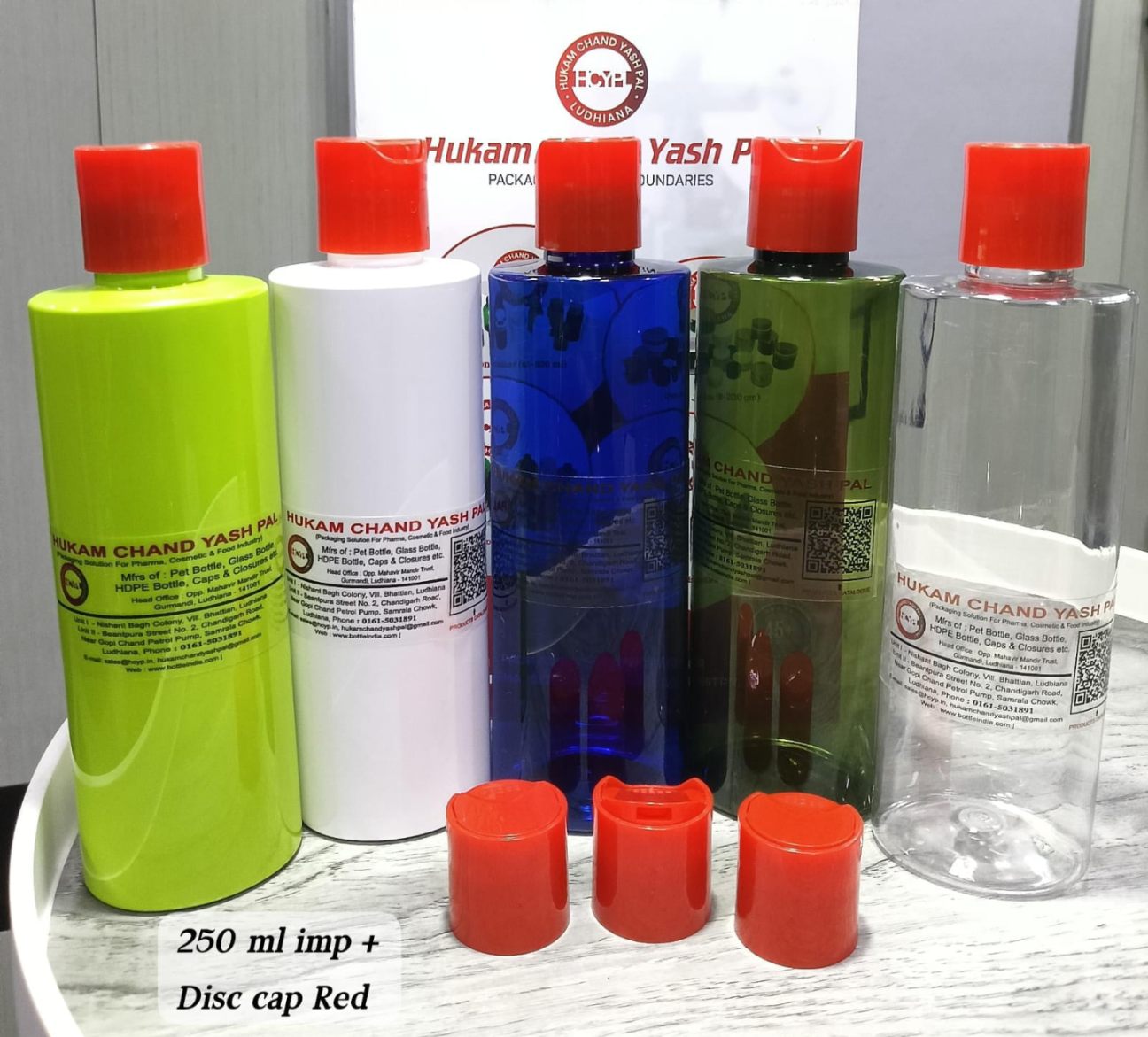 250 ML IMP WITH DISC CAP RED | HUKAM CHAND YASH PAL
