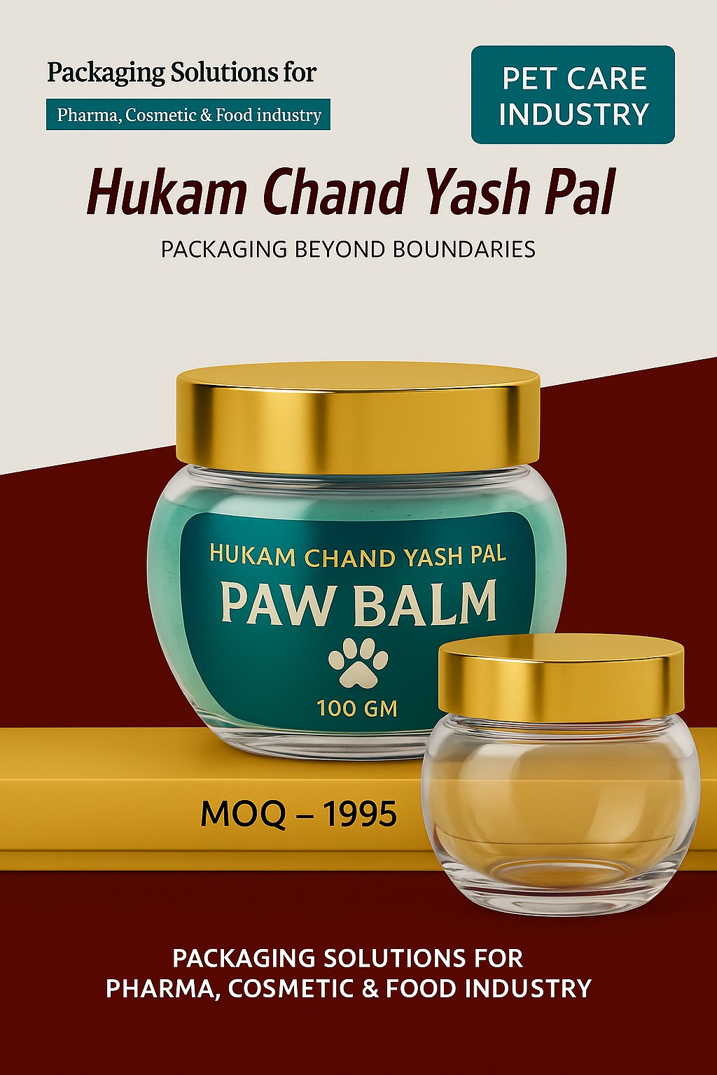 Paw Balm 100 Gram | HUKAM CHAND YASH PAL