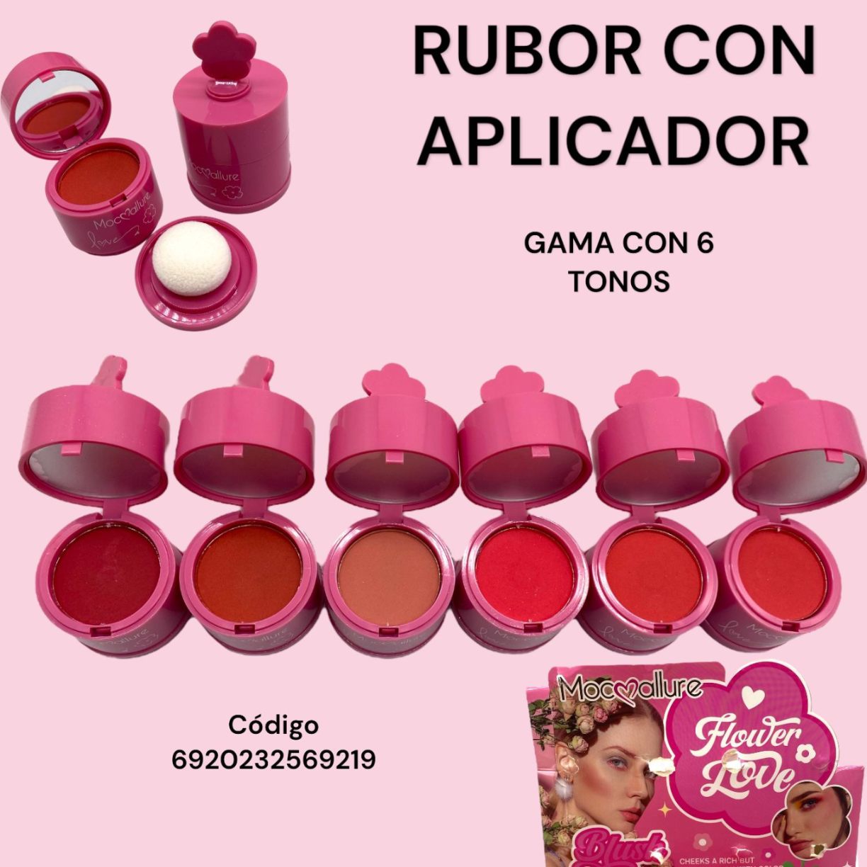 RUBOR CON APLICADOR | Nin Accesorios