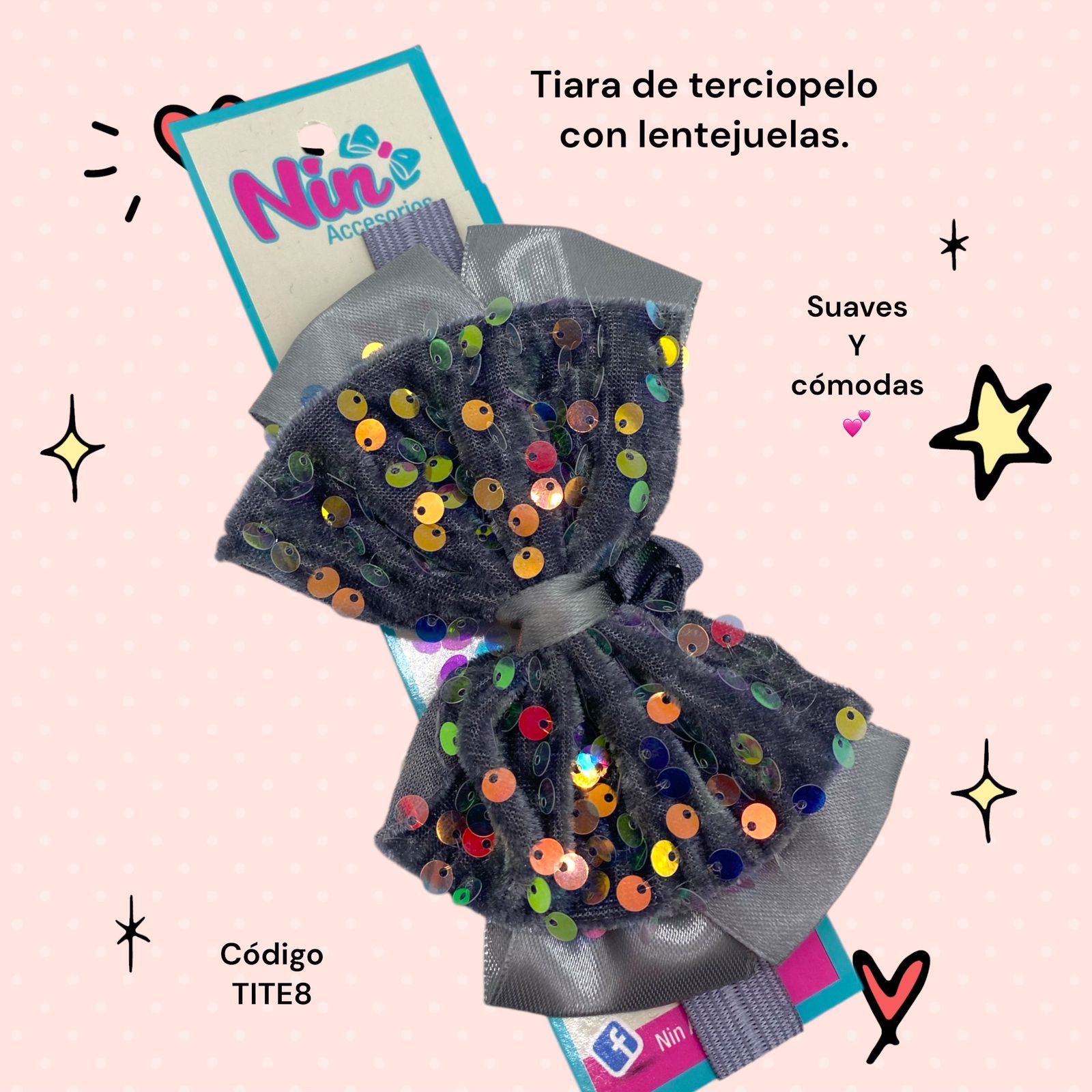 Tiara Con Letras Del Logo