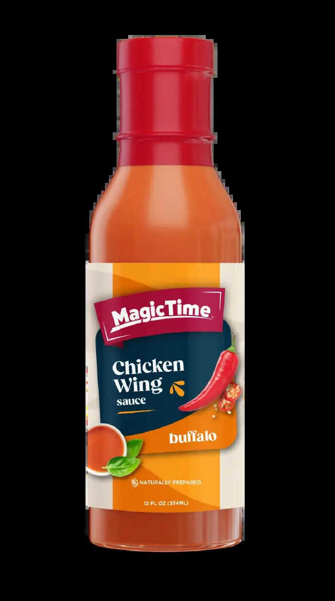MAGIC TIME CHICKEN WING SAUCE BUFFALO 12X12oz | M & D IMPORT S. DE R.L