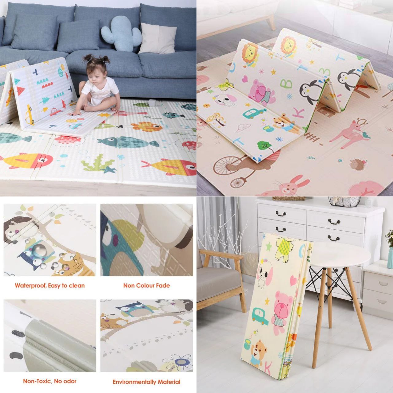 Waterproof Kids Play Mat (Crawling Mat) Ultra Soft | JAI AMBEY ...