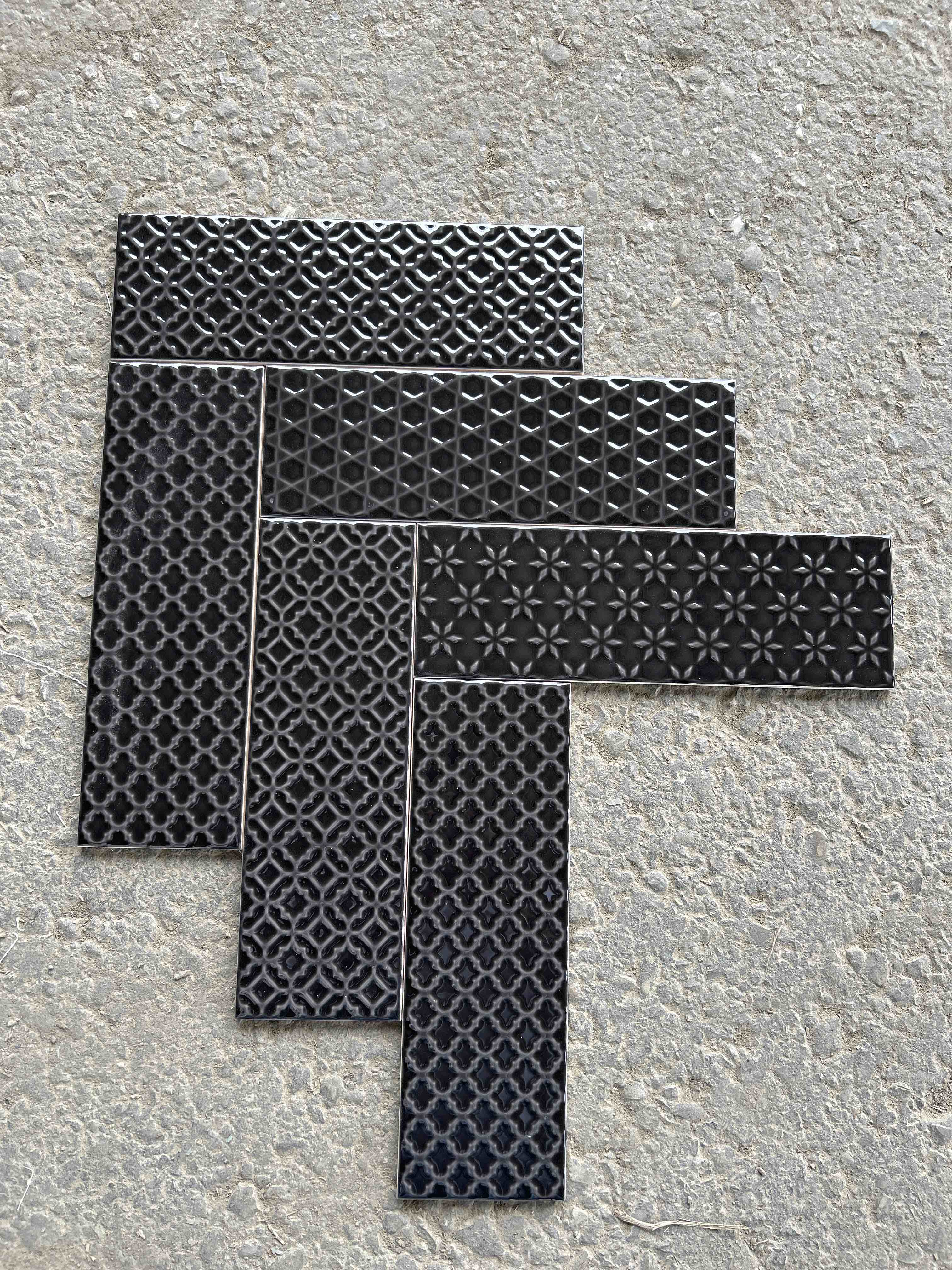 I brick material black 10/30 | FLAMINIA italian ceramic tiles