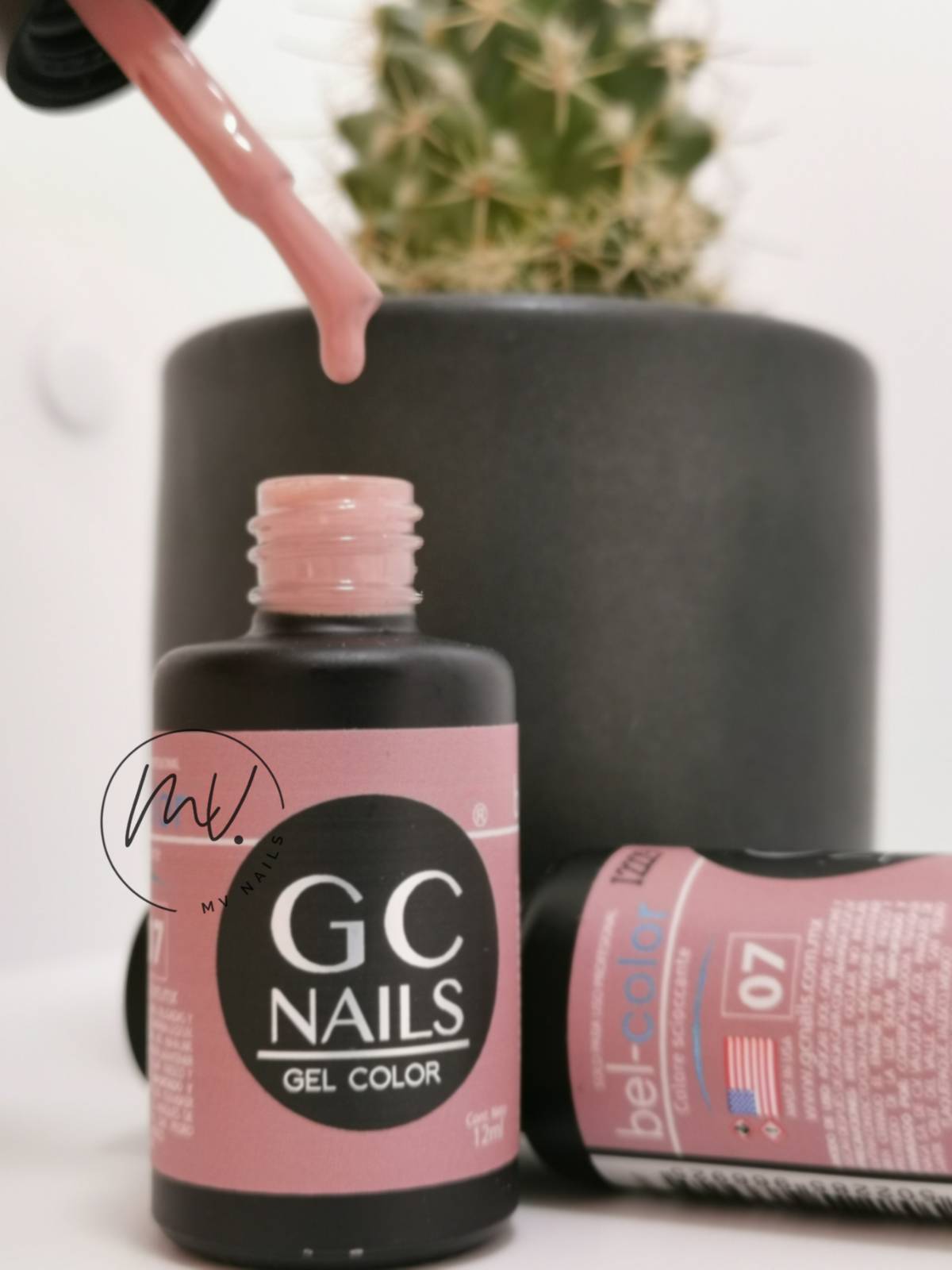 GEL GC COLOR #007 ROSA CREPE 12 ML. | MV NAILS DISTRIBUIDORA