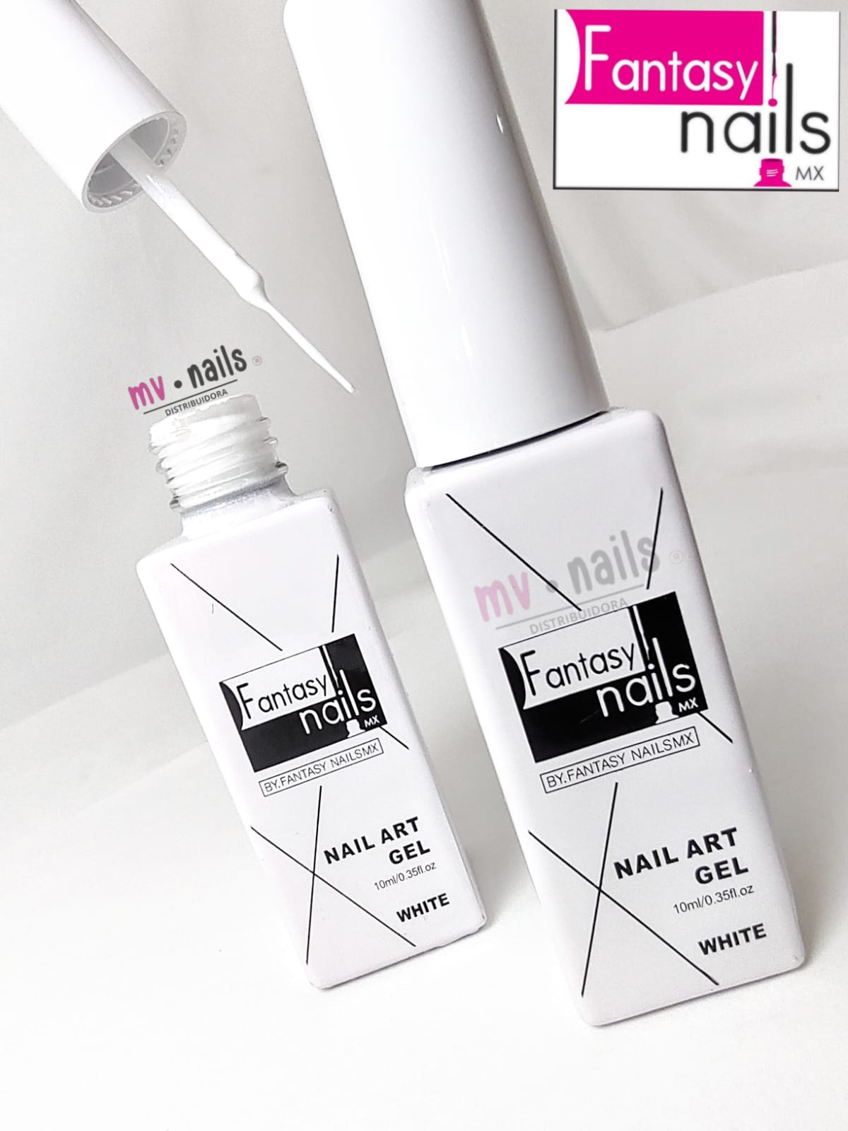 GEL LINNER (BASIC) FANTASY BLANCO 10 ML. | MV NAILS DISTRIBUIDORA