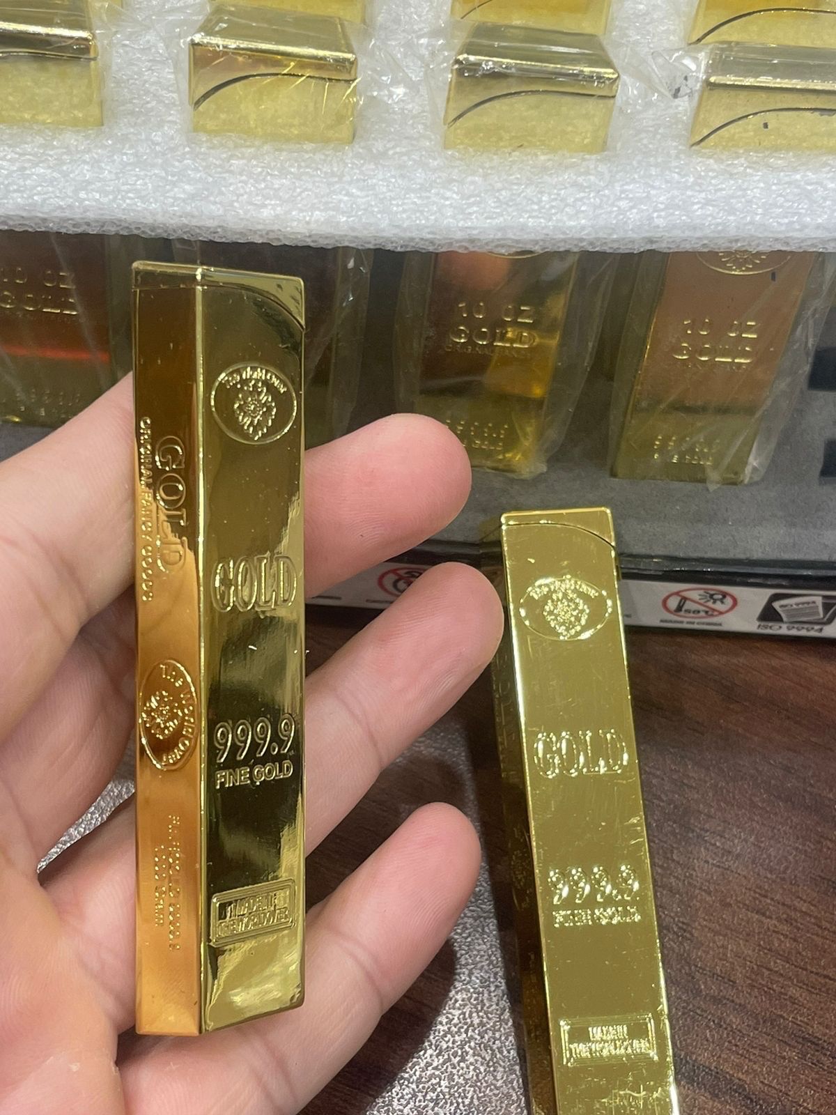 gold cigarette lighter | ARADHAYA ENTERPRISES