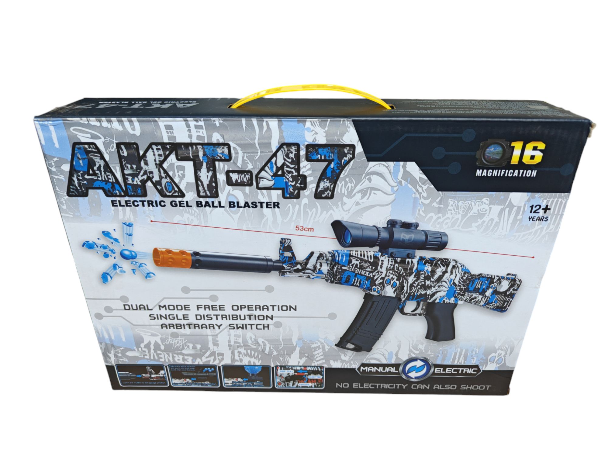 AKT 47 Water Ball Blaster Gun with Rechargeable Battery K H Associates Party Shop