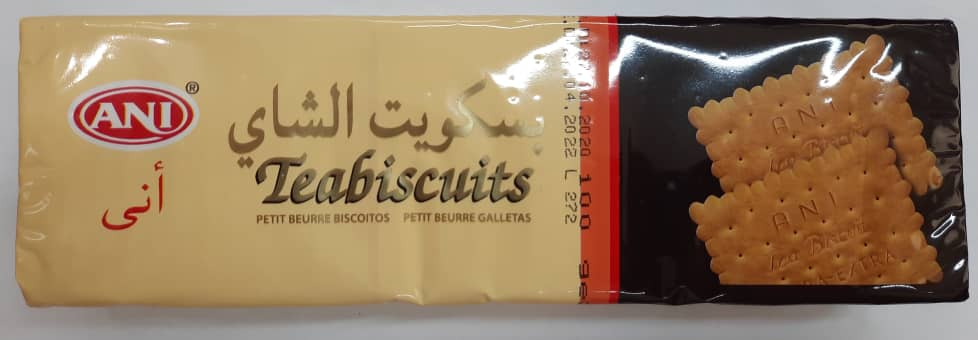 ANI TEA BISCUITS 100GR | GM (VENTE GROS)
