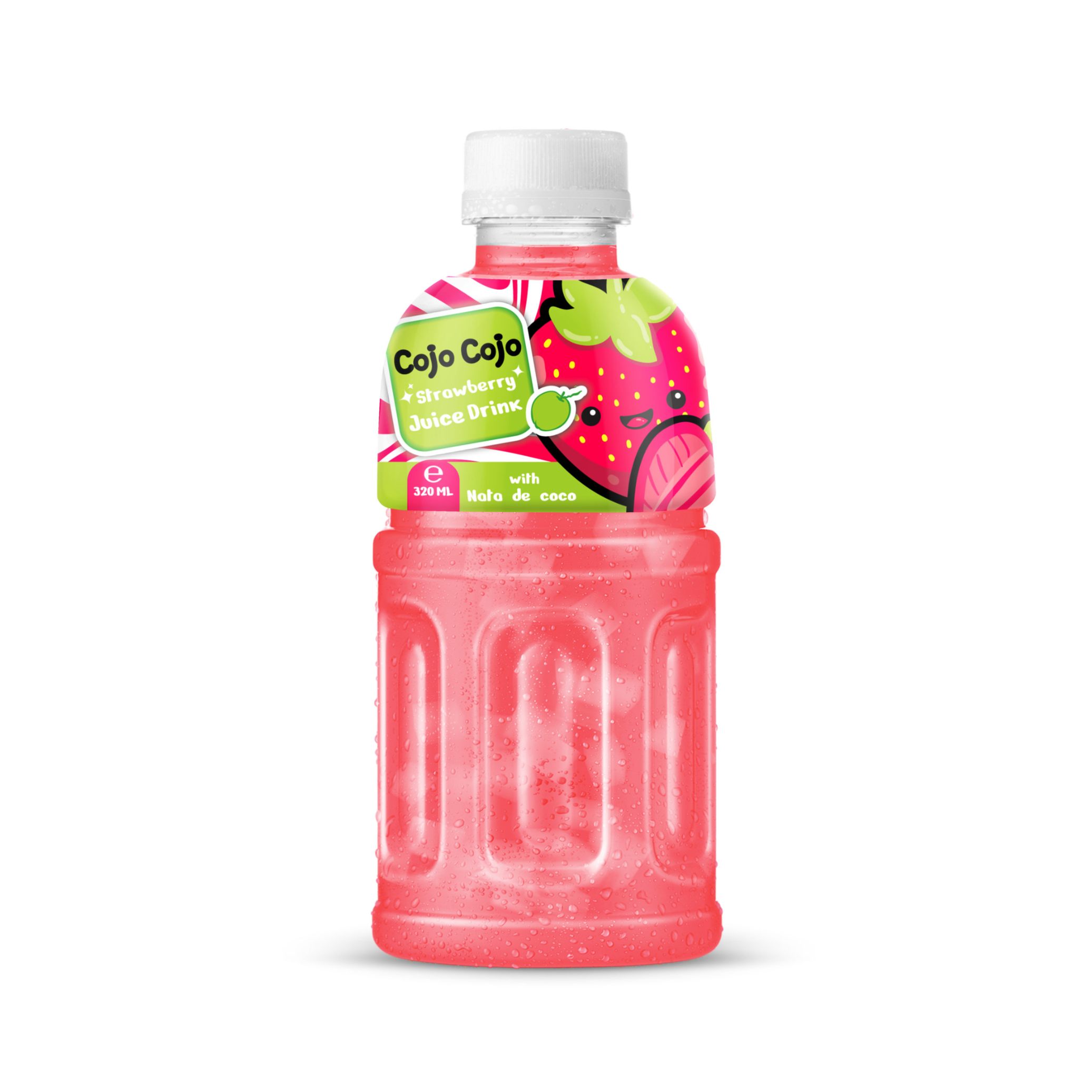 COJO COJO STRAWBERRY JUICE WITH NATA DE COCO 320ML | GM (VENTE GROS)