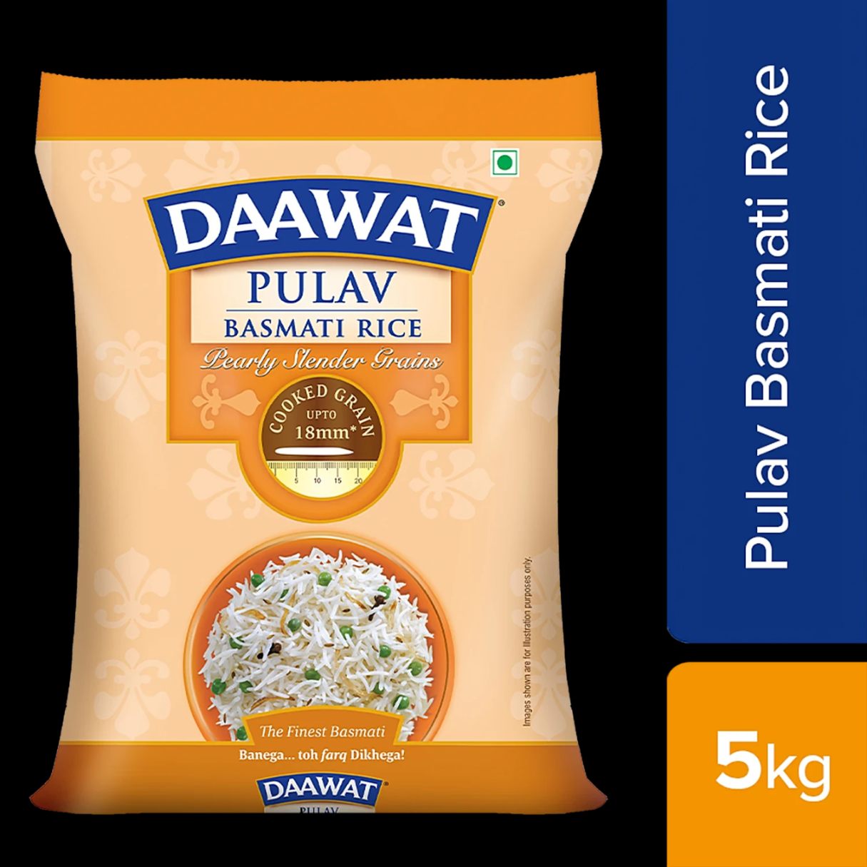 DAAWAT PULAV BASMATI RICE 5KG | GM (VENTE GROS)