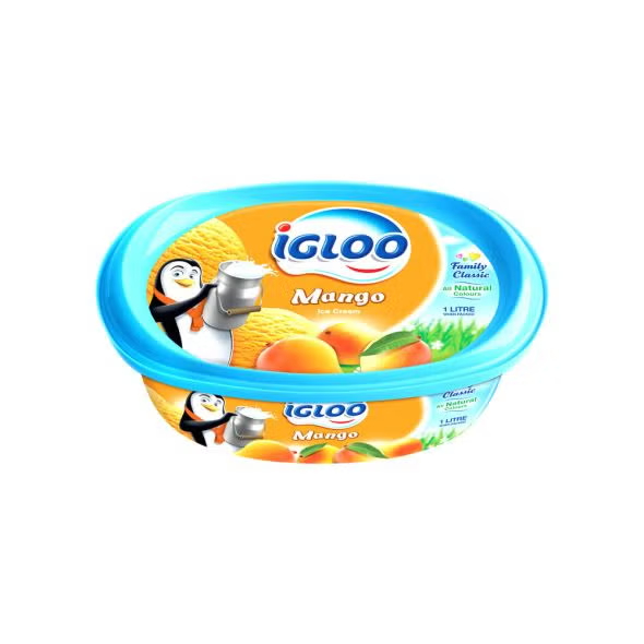 IGLOO Ice-cream Mango Tub 500 ML | GM (VENTE GROS)
