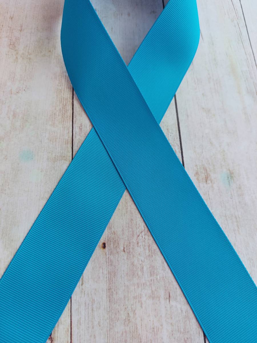 Cinta Gro Lisa Turquesa Kinder- Ancho 4cm | MUNDO VINIL CR