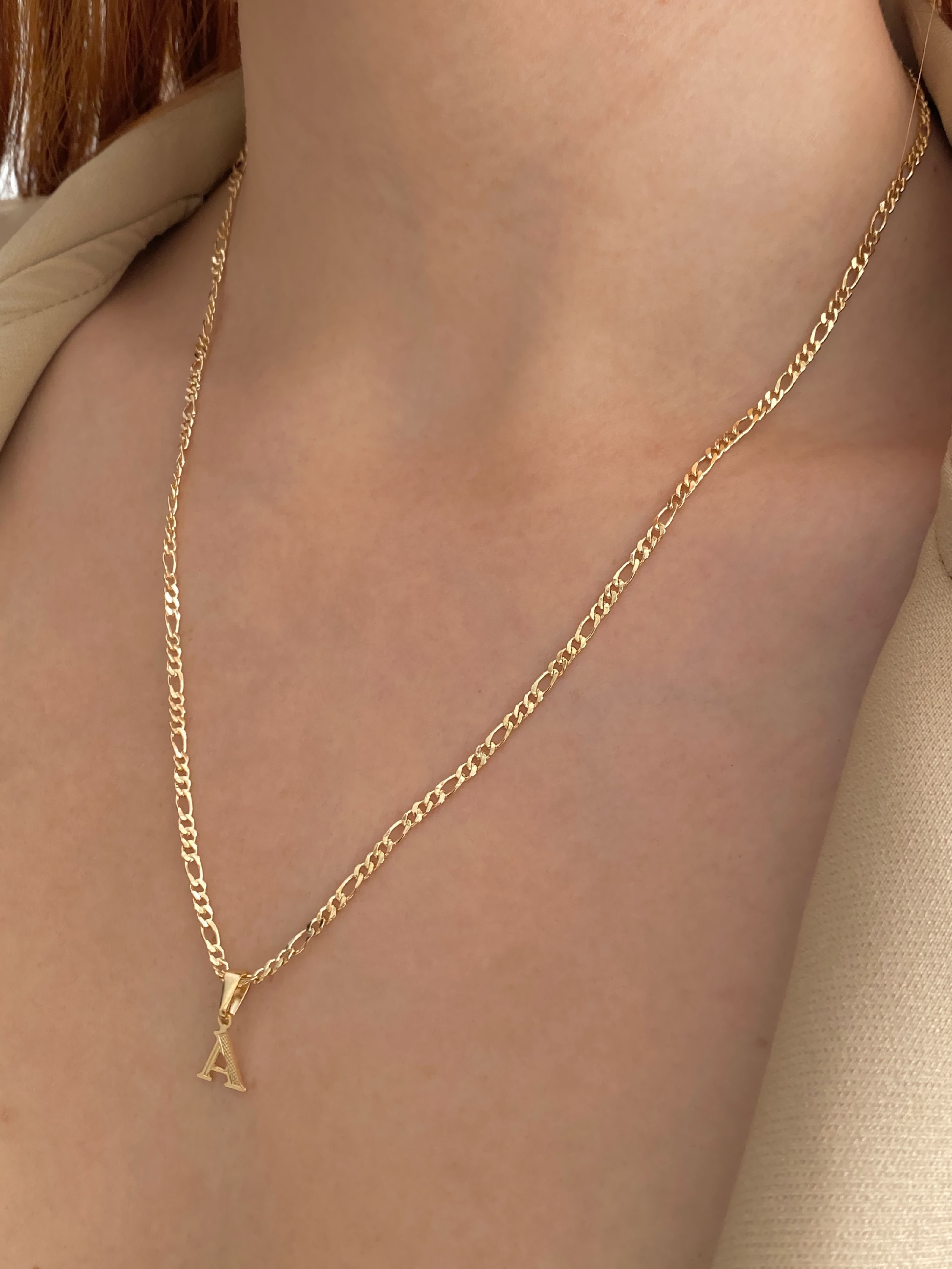 cadena cartier 2.5mm 50cm | Oro laminado 18k