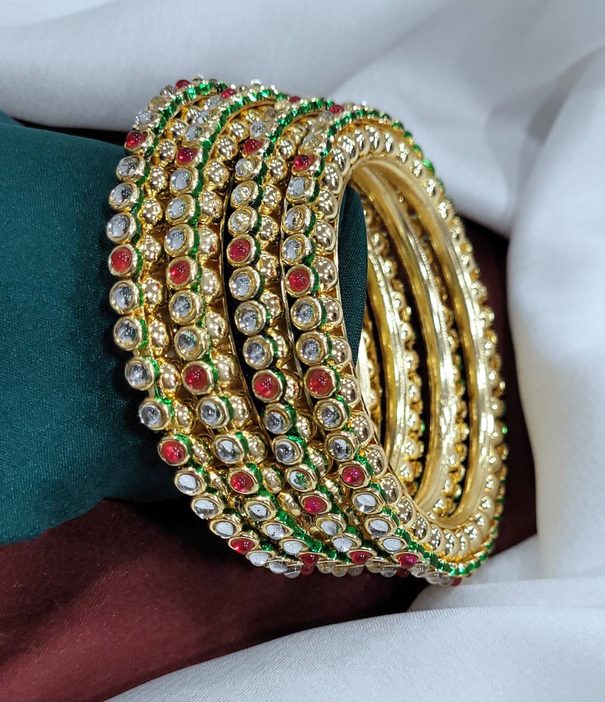 Kundan Bangles | Radhe Krishna NX
