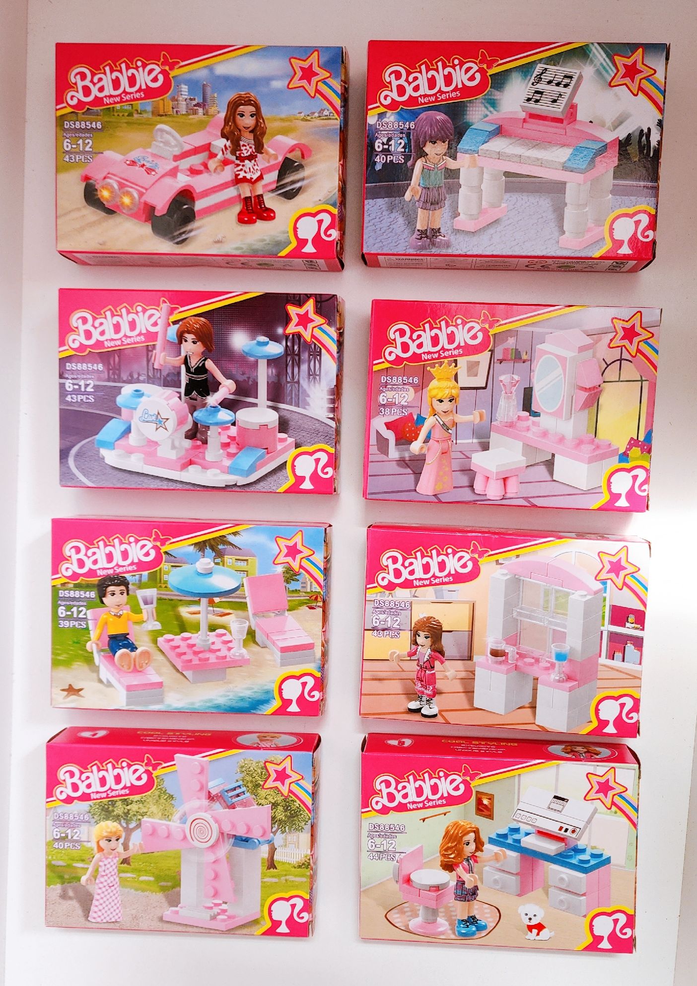 LEGO BARBIE S/40 LA COLECCION X 8 | Teos bunkers s.a.c