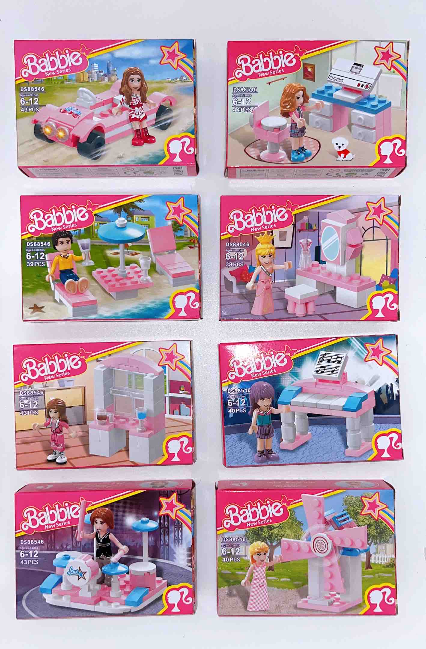 LEGO BARBIE S/40 LA COLECCION X 8 | Teos bunkers s.a.c