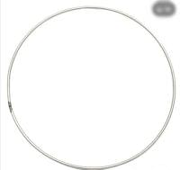 20cm. Aro metálico plateado de 20cms | 4to Creciente