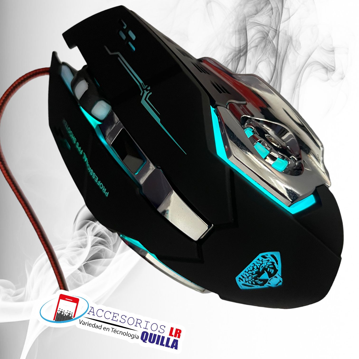 Mouse gamer alambrico 7 botones Divipard G502 | Accesorios LR quilla