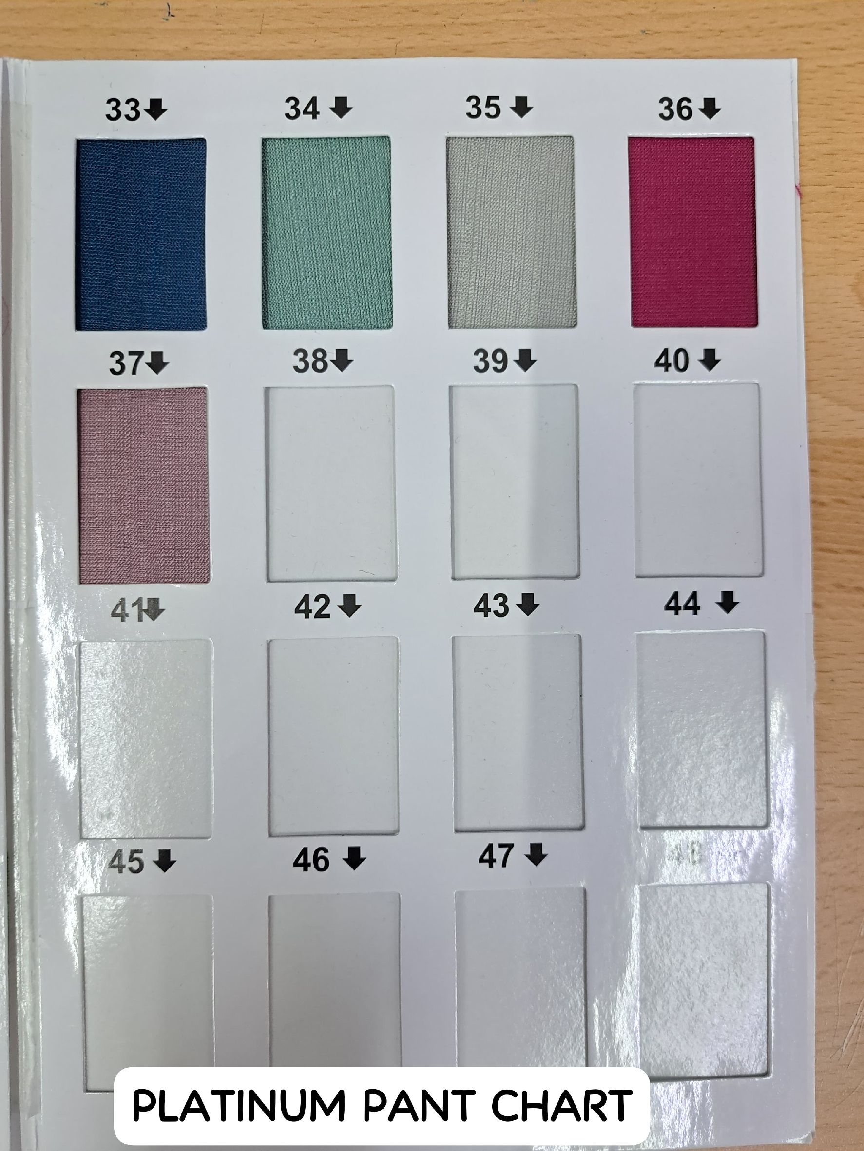 Pantone Rosa Fargekart Pms Fargekart