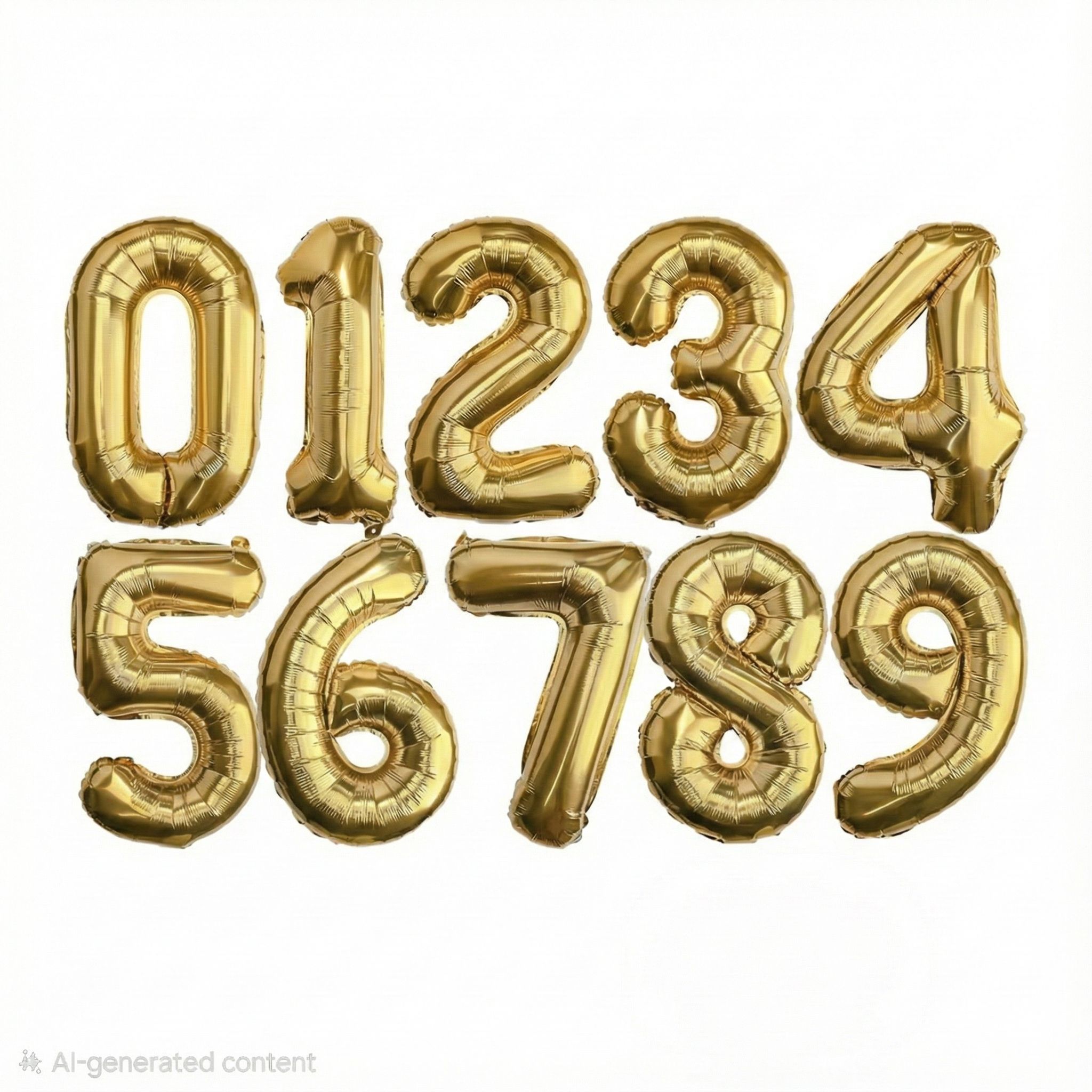 32" Foil Numbers | LET'S CELEBRATE
