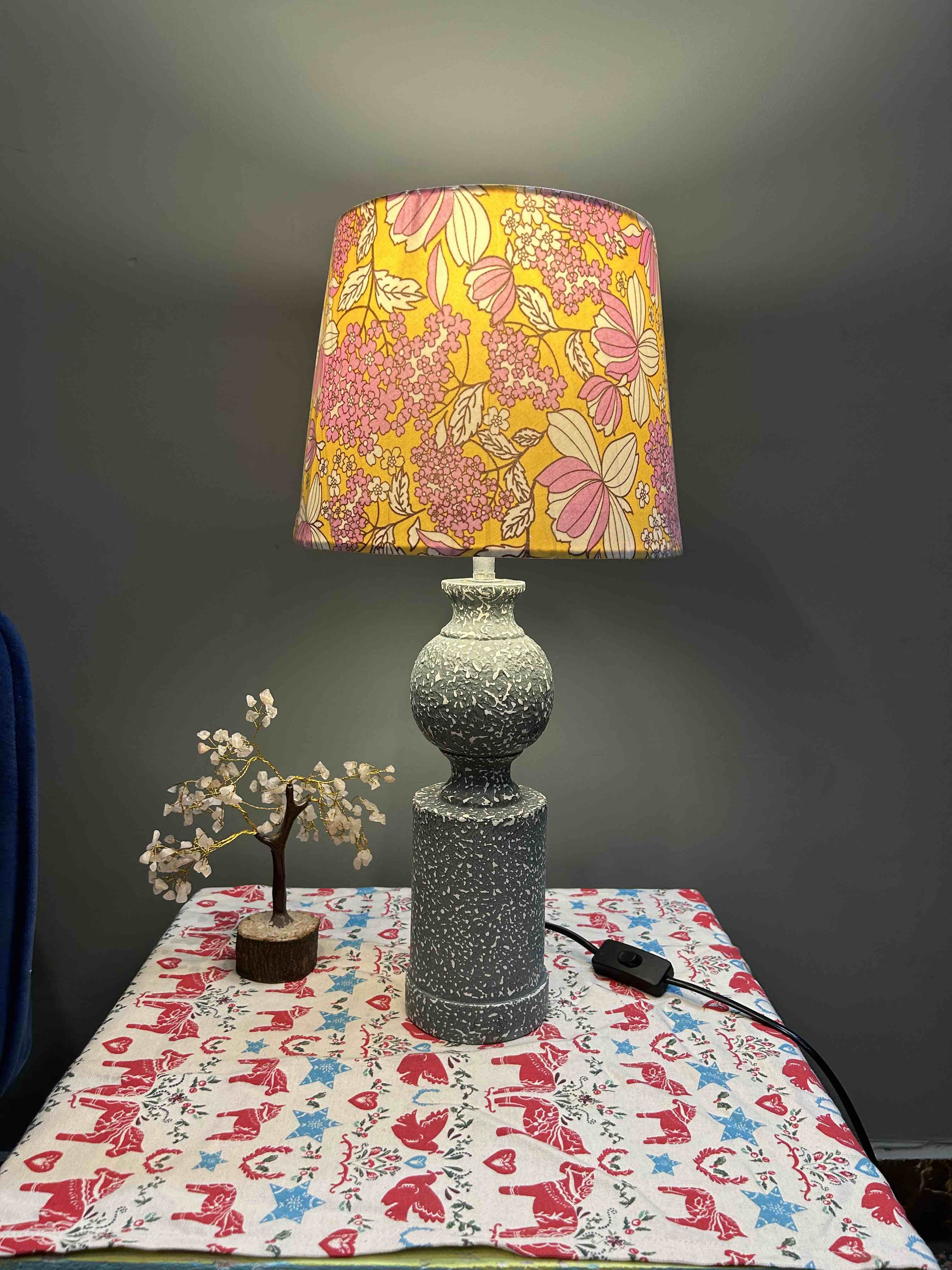 Wooden Table Lamp (Marvel Finnish) | Rockfort Creations