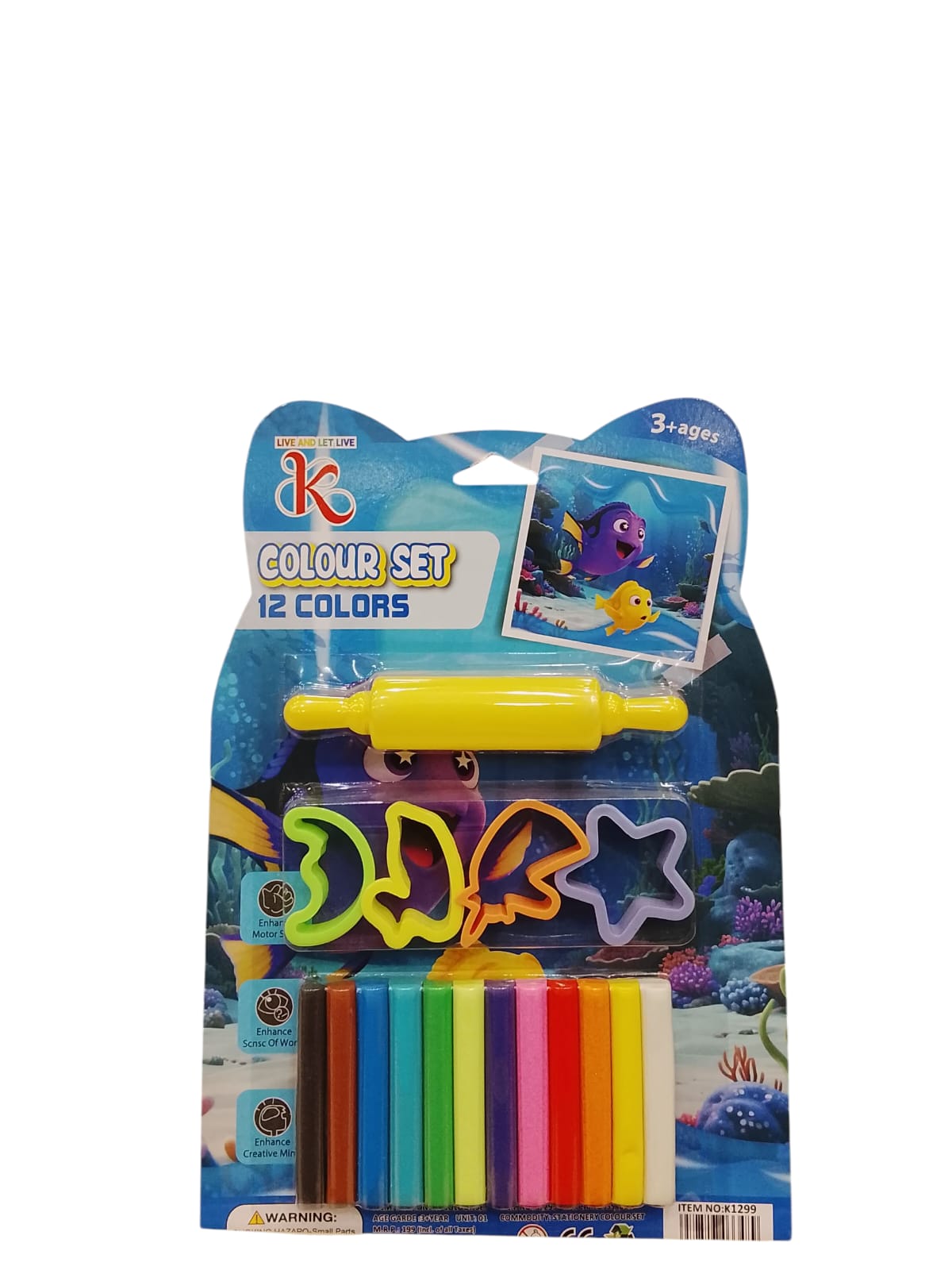 K1299-COLOUR SET-12 COLORS | Bunty Toys