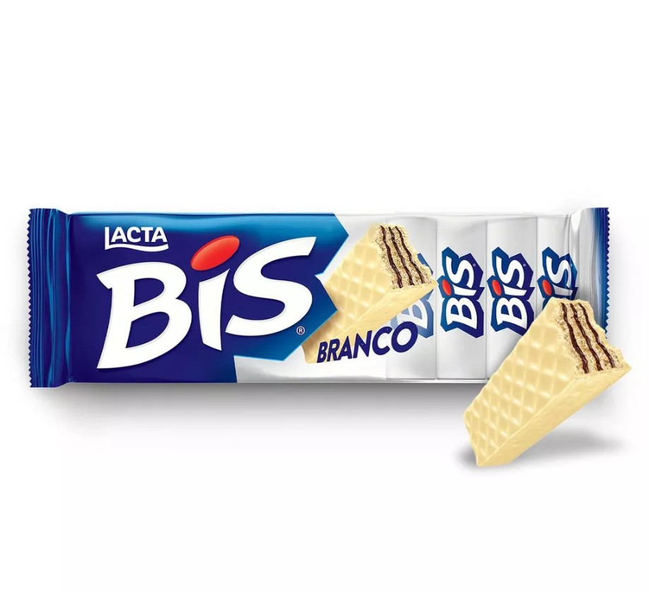 Chocolate Bis Branco Laka 100,8g | TIPAVA