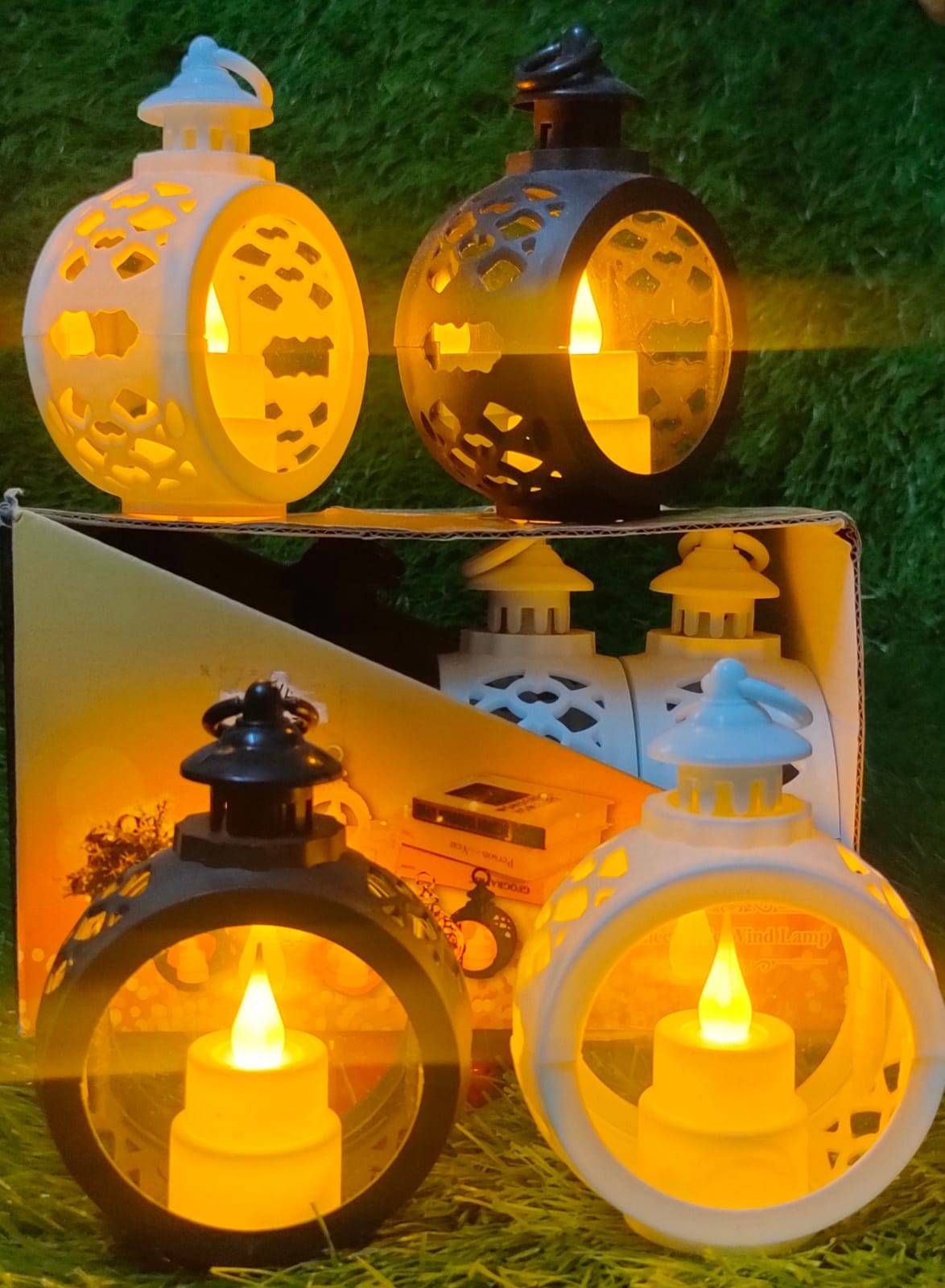 Wind Lantern With Big LED🎃 (12 Piece) | TwiiMart.in