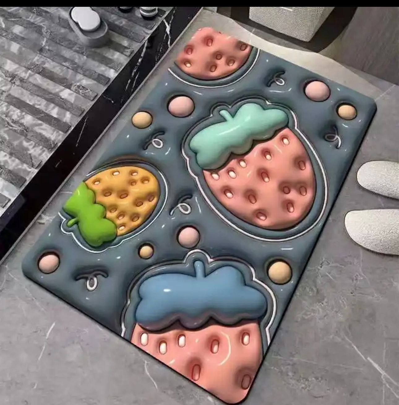 New 3D Super Absorbent Doormat (Mix Design) | TwiiMart.in