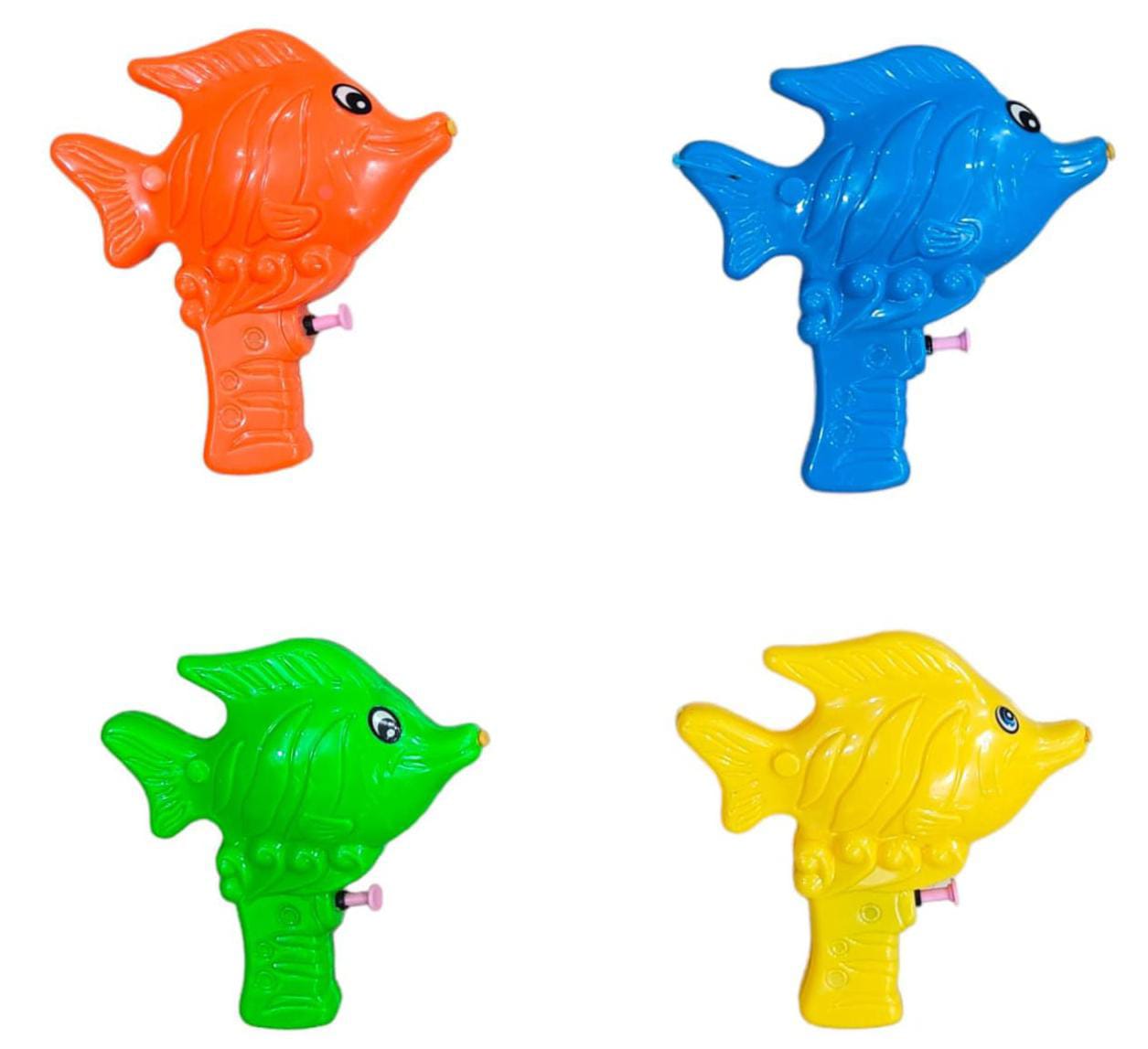 830 Fish Pichkari Toy Multicolour (Size: 17Cm) - (1 Piece) | TwiiMart.in