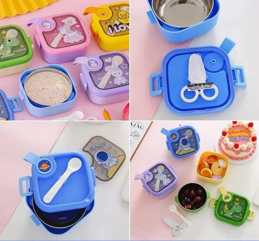 Cute Stainless Steel Lunch Box 👆🏻 | TwiiMart.in