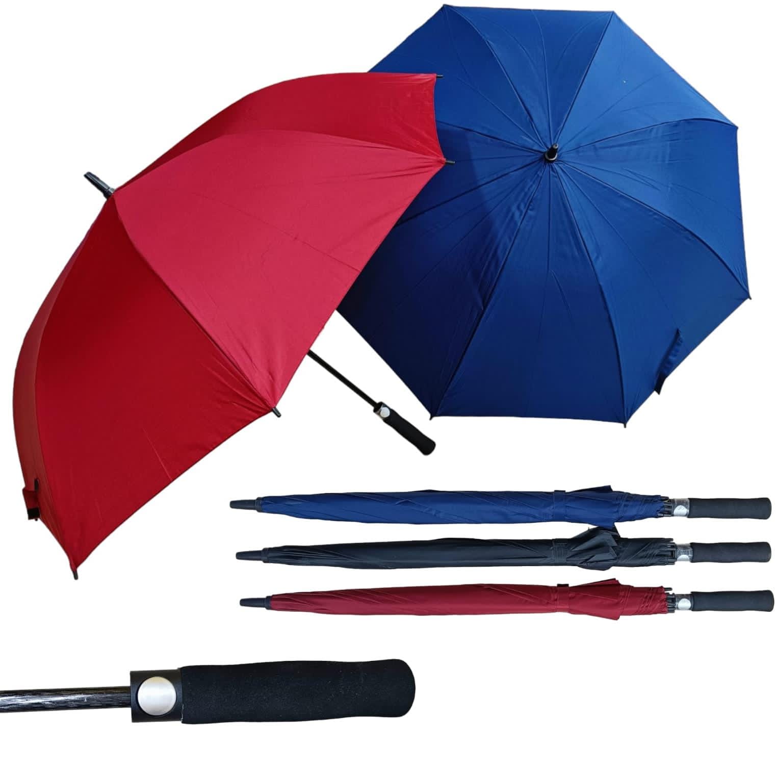 27 Inch Auto Open Multicolour Premium Umbrella 🏖️ -(1 Piece) | TwiiMart.in