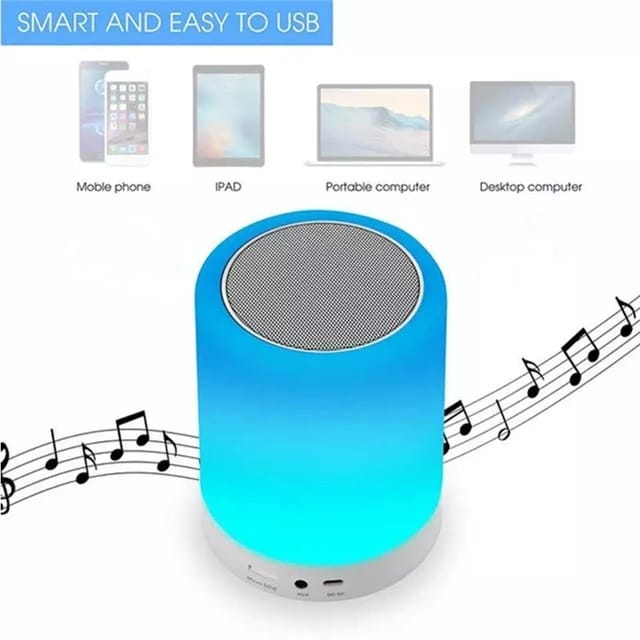 Rainbow Colour Changing Light Bluetooth Speaker | TwiiMart.in