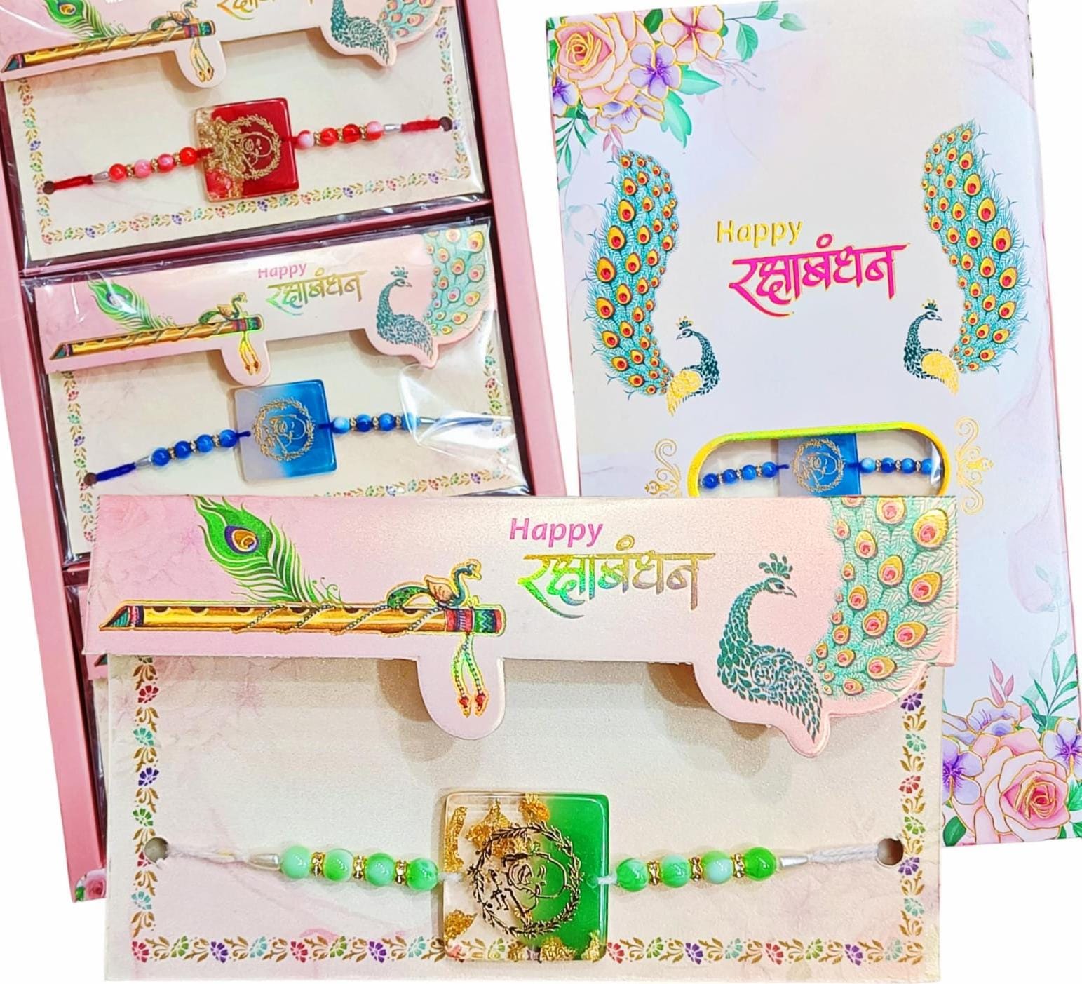 Guruji Resin Rakhi (12 Piece Box) | TwiiMart.in