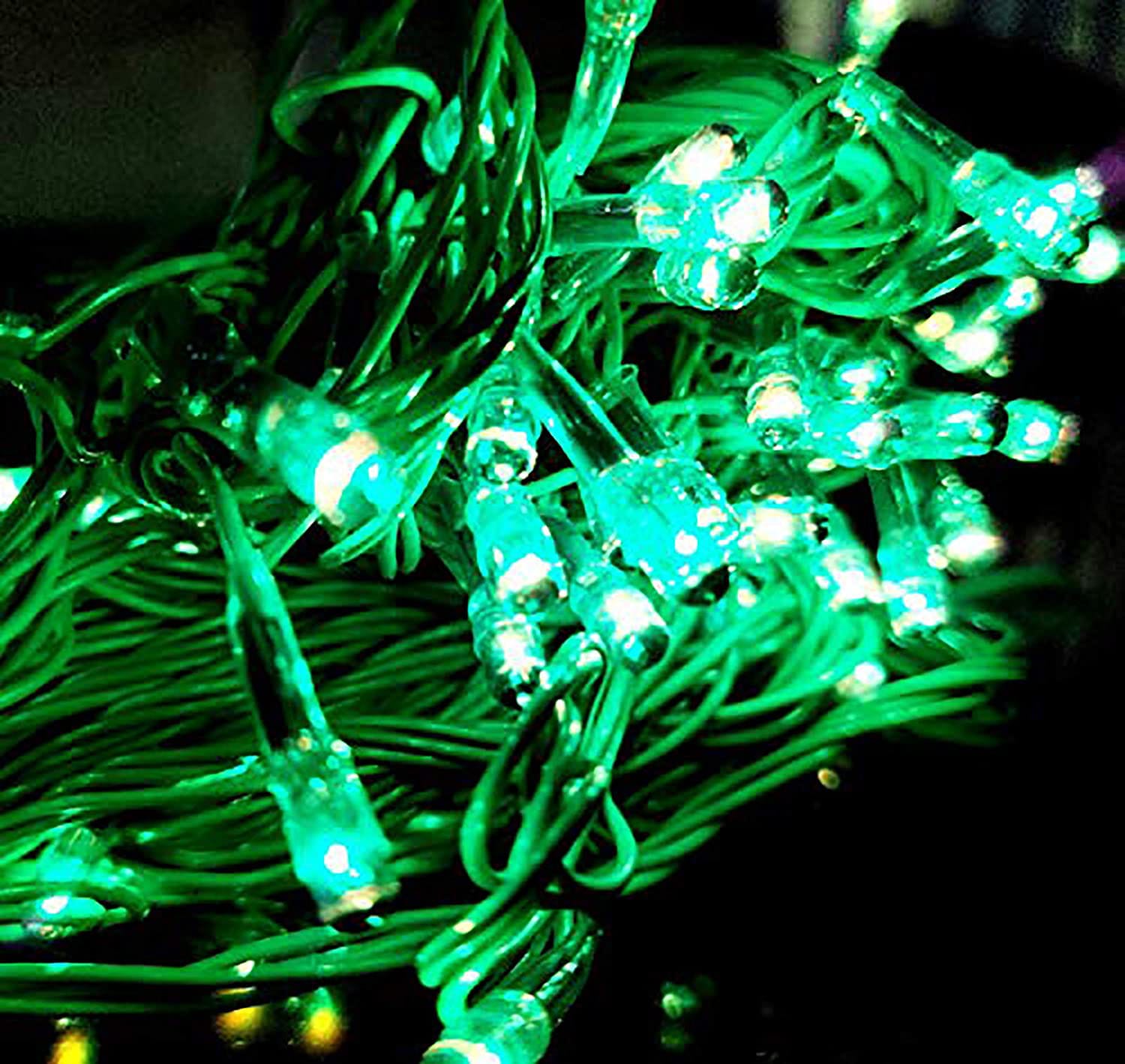 12M Rice Green String Light 38 Bulb (Print 15M) | TwiiMart.in