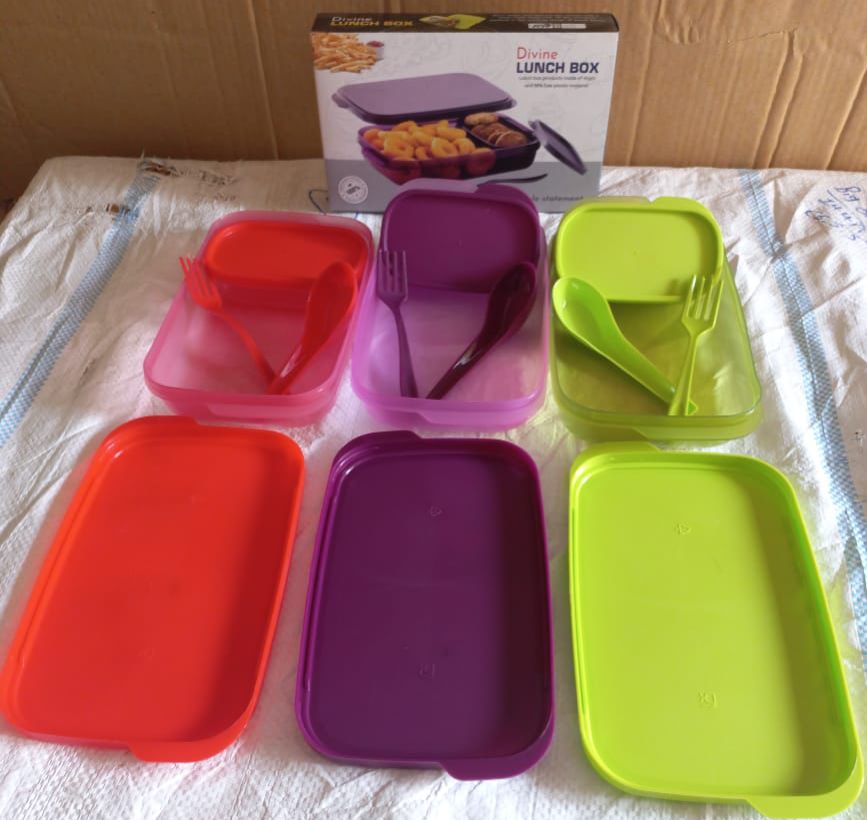 Plain Lunch Box With Box Packing | TwiiMart.in
