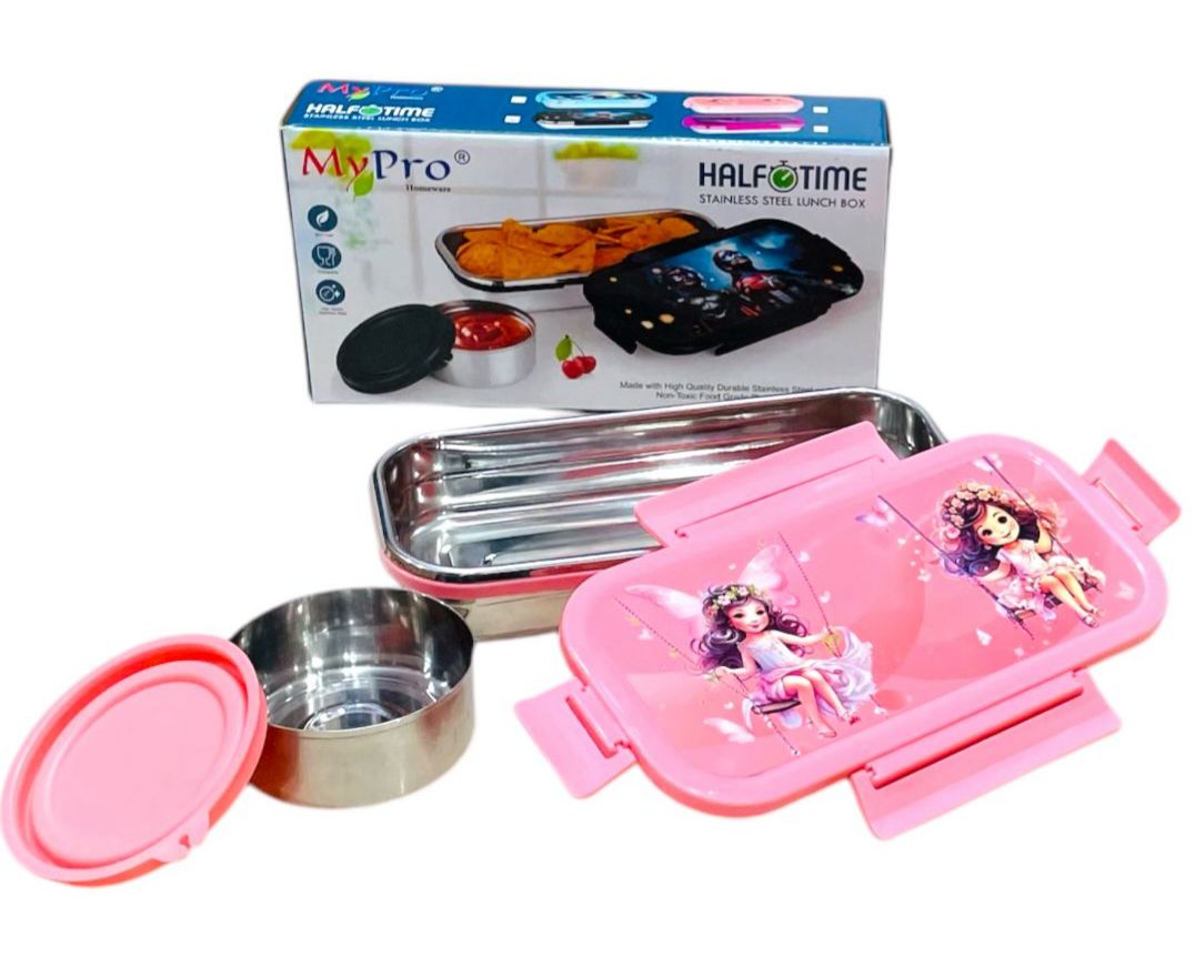 Mix Design Printed Stainless Steel Lunch Box 🥙 | TwiiMart.in