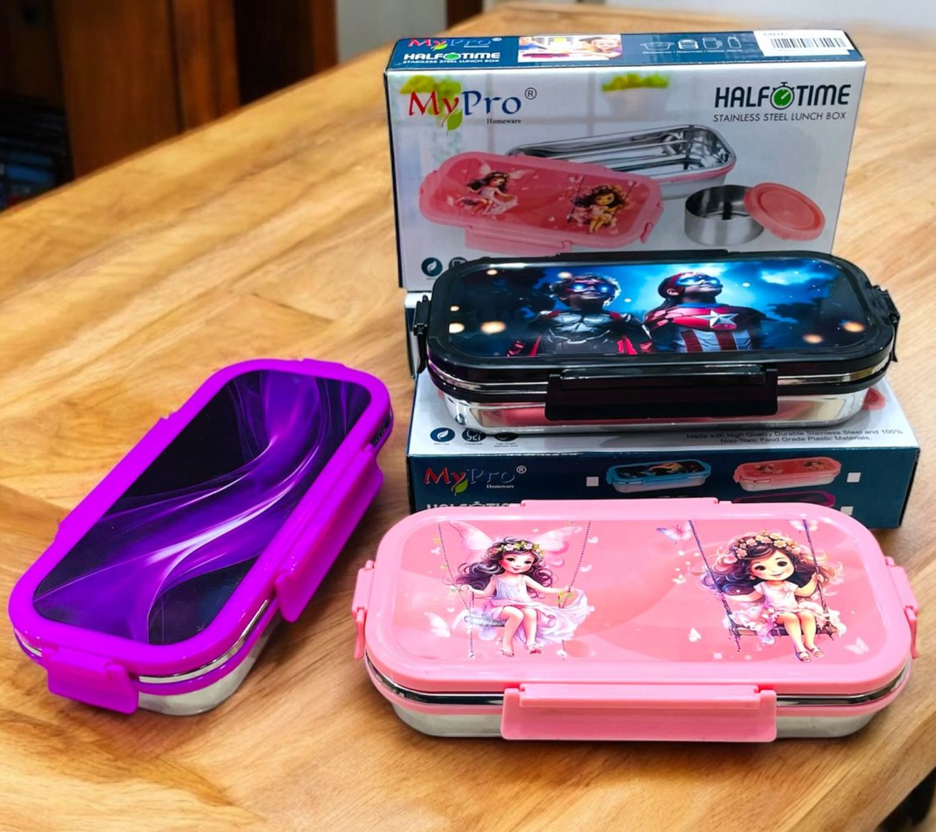 Mix Design Printed Stainless Steel Lunch Box 🥙 | TwiiMart.in