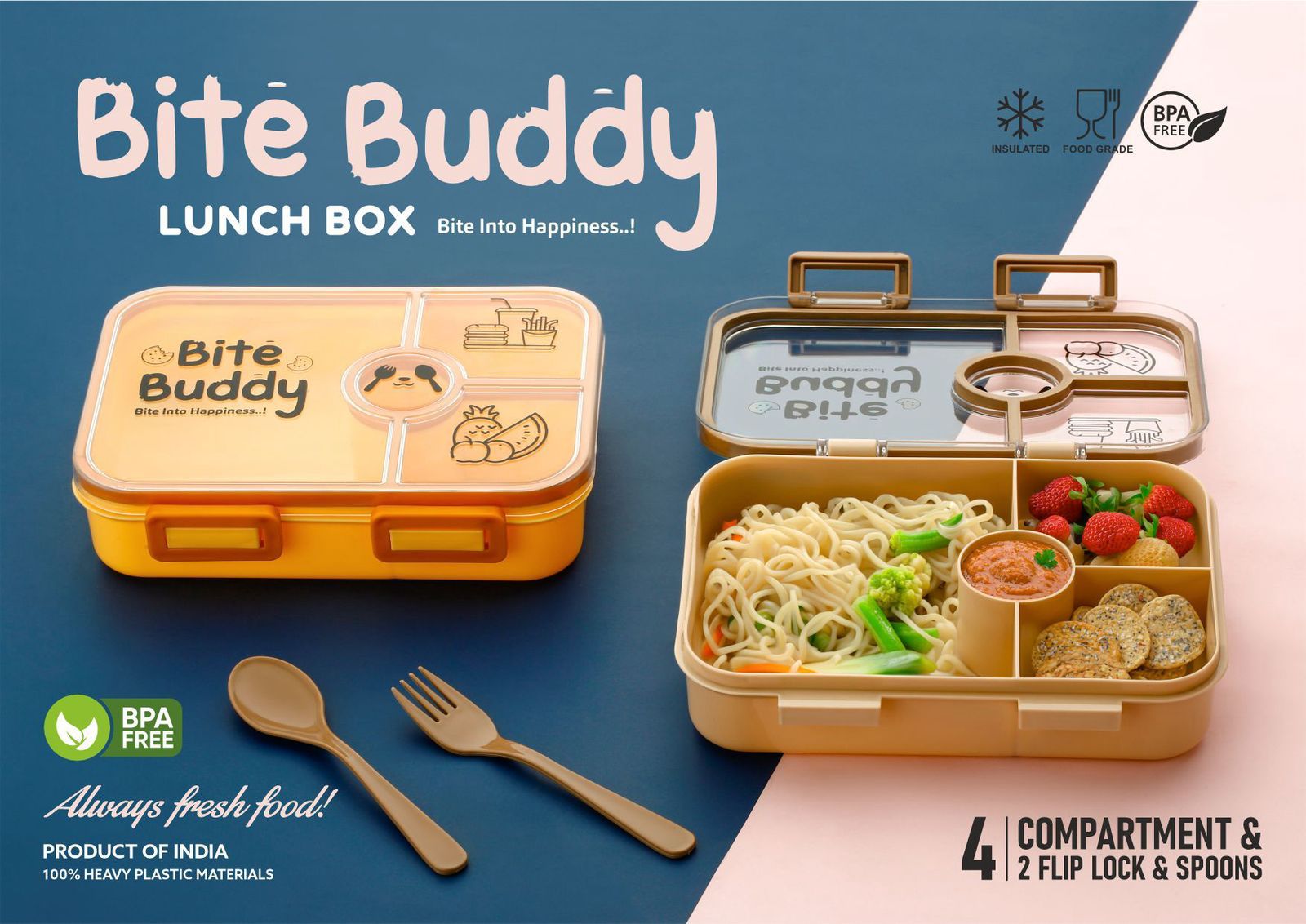 Bite Buddy Lunch Box | TwiiMart.in