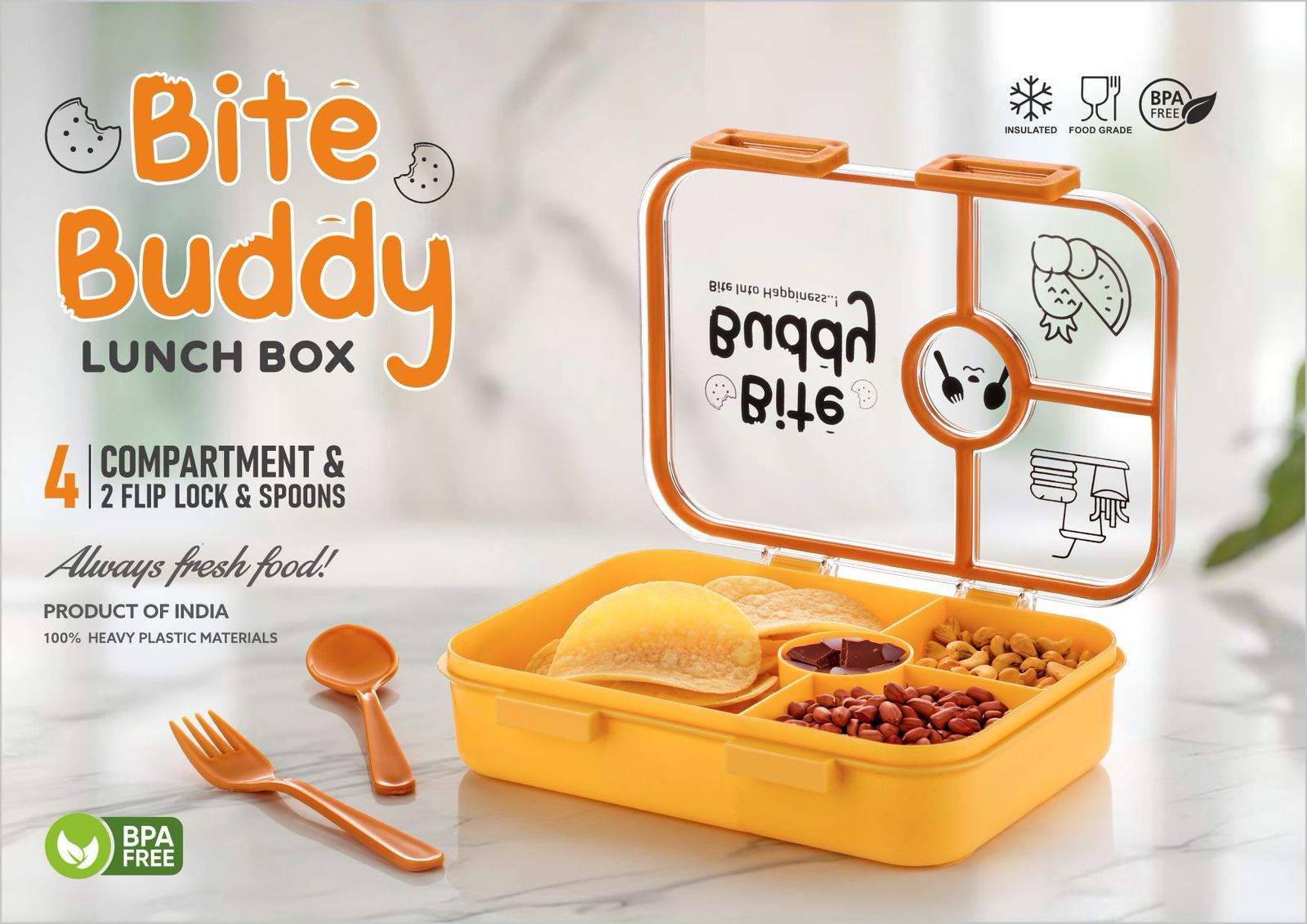 Bite Buddy Lunch Box | TwiiMart.in
