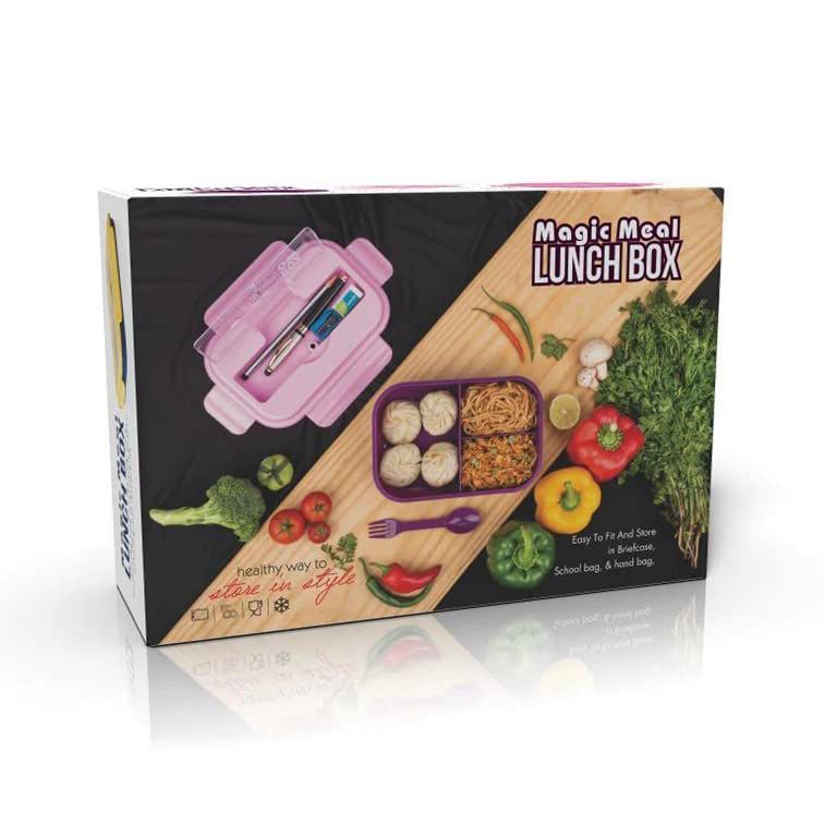 Magic Meal 3 Compartment Lunch Box 🥗 | TwiiMart.in