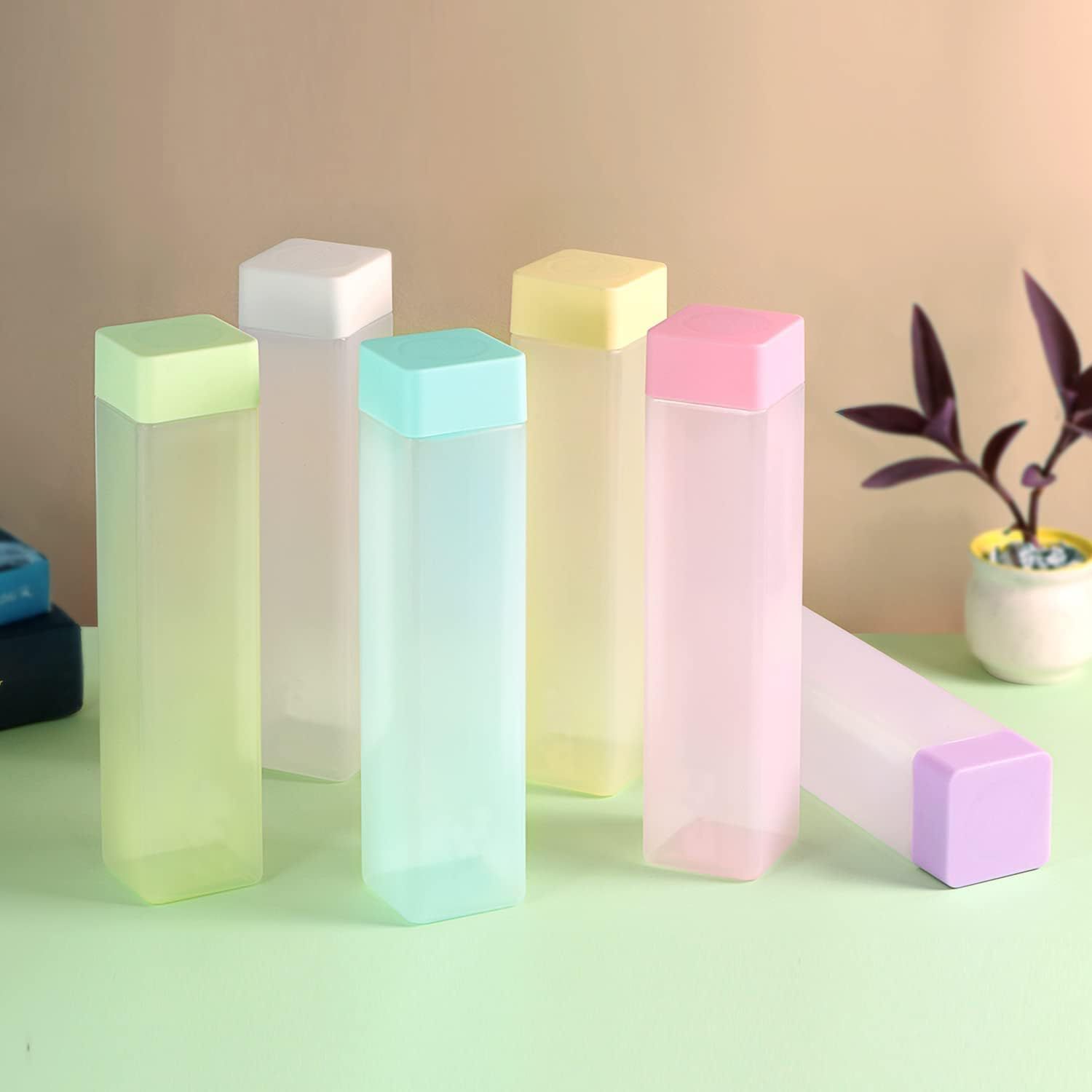 6 Piece Set Water Bottle (Mix Colours) | TwiiMart.in