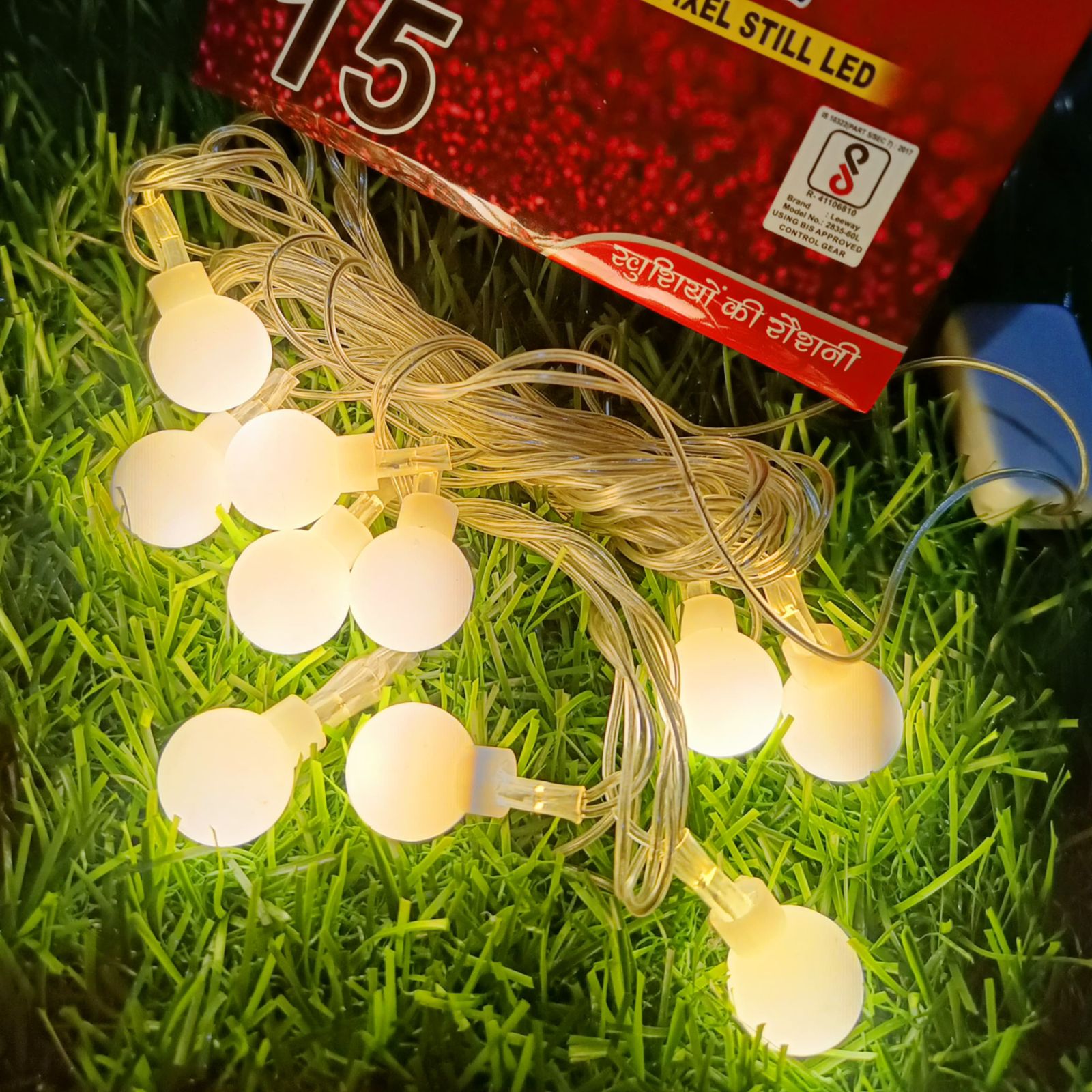 Milky Ball String Light (10 Ball) | TwiiMart.in