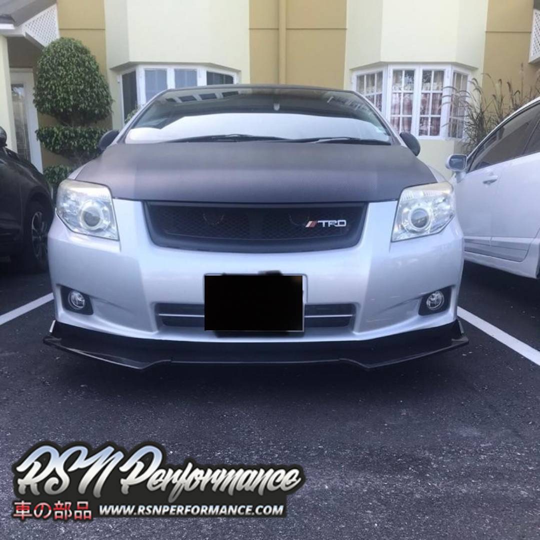 Toyota 141 Fielder Gloss Black Bumper Splitter | RSN Performance