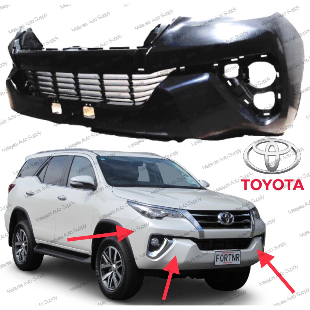 Toyota Fortuner 2015 2017 Front Bumper RSN Performance