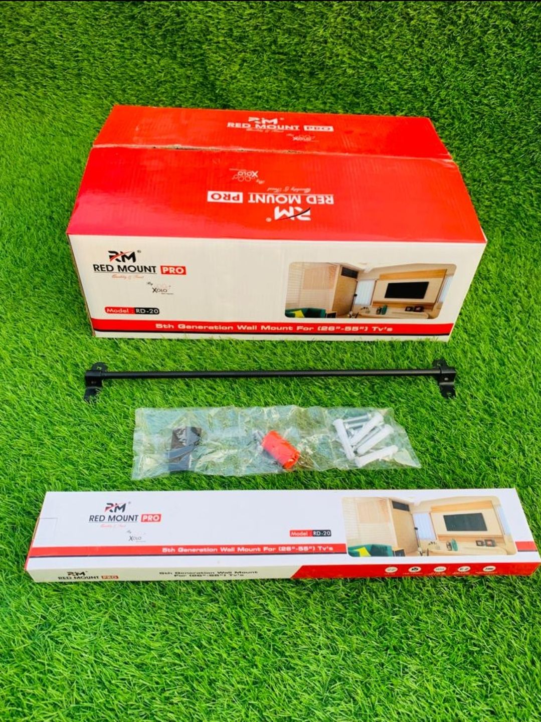 Red mount xolo led tv wall mount suitable for 26 to 55 inch rod stand Supreme E commerce