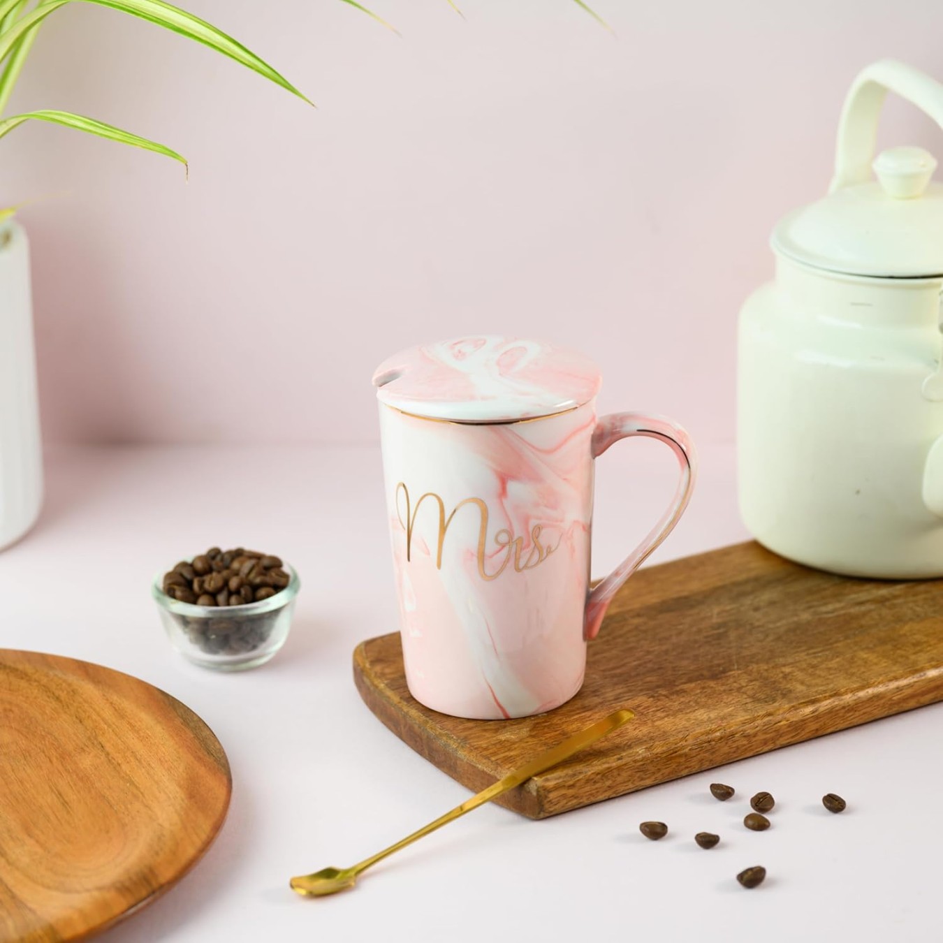 MR MRS ROYAL LONG ROUND MUG 400ML | BRAHMANI