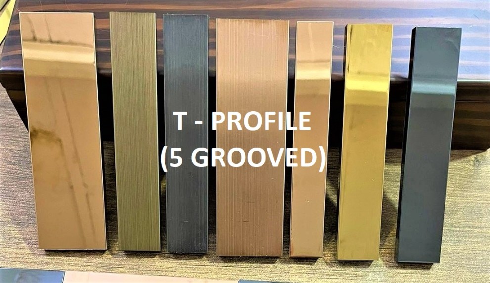 Ready Stock L Profile, U Profile, T Profile, Flat Patti Stainless Steel ...